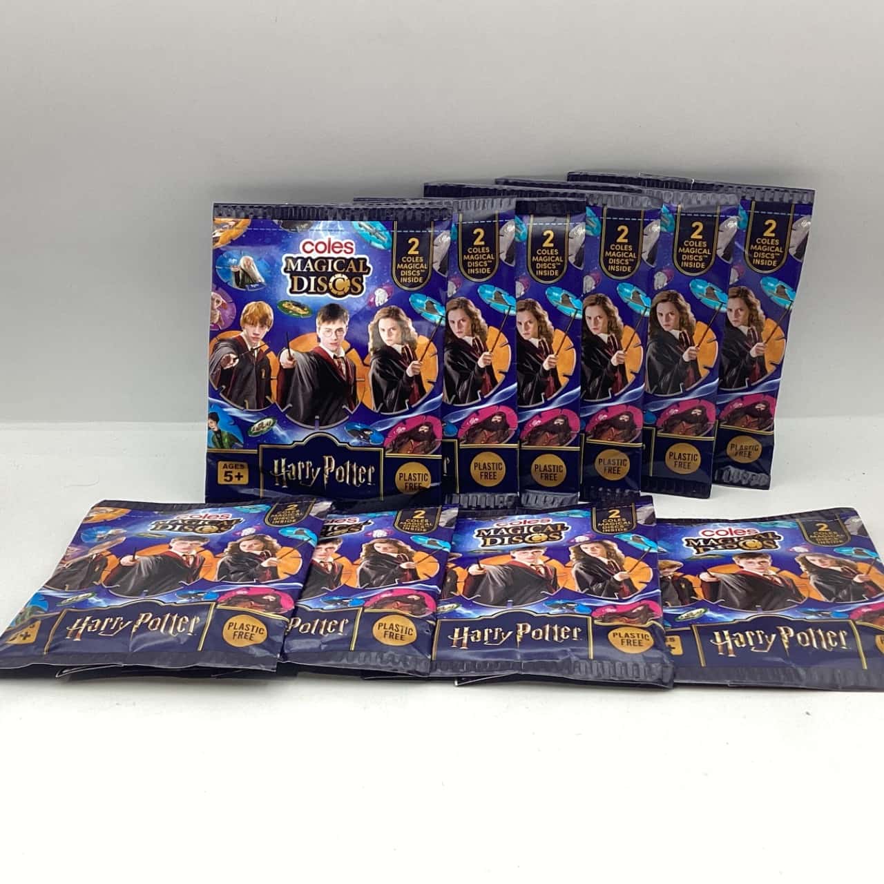 Set of 15 Unopened Coles Harry Potter Magical Disk Packs (30 Total ...