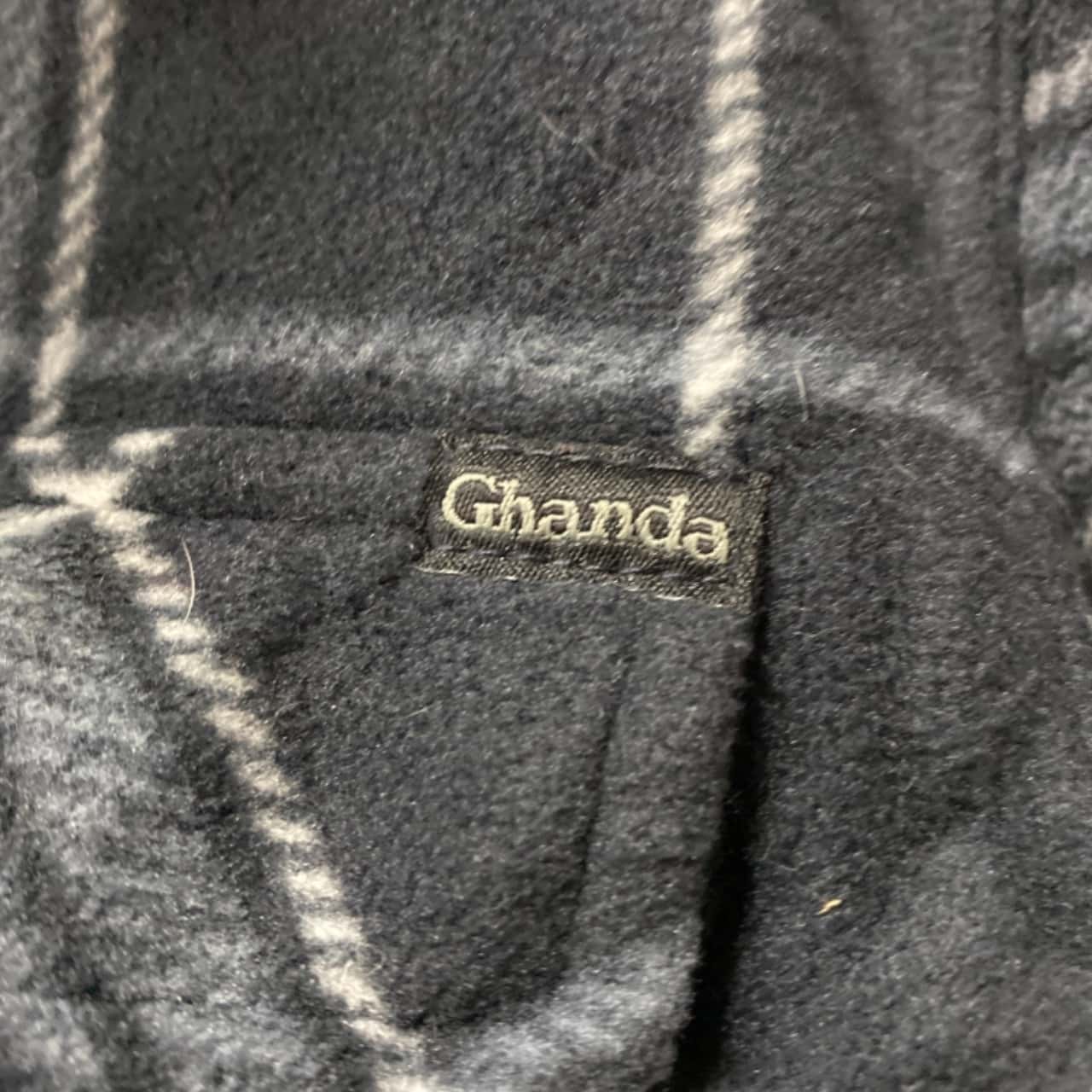 Ghanda Size 12 JacketChecked / Navy Blue