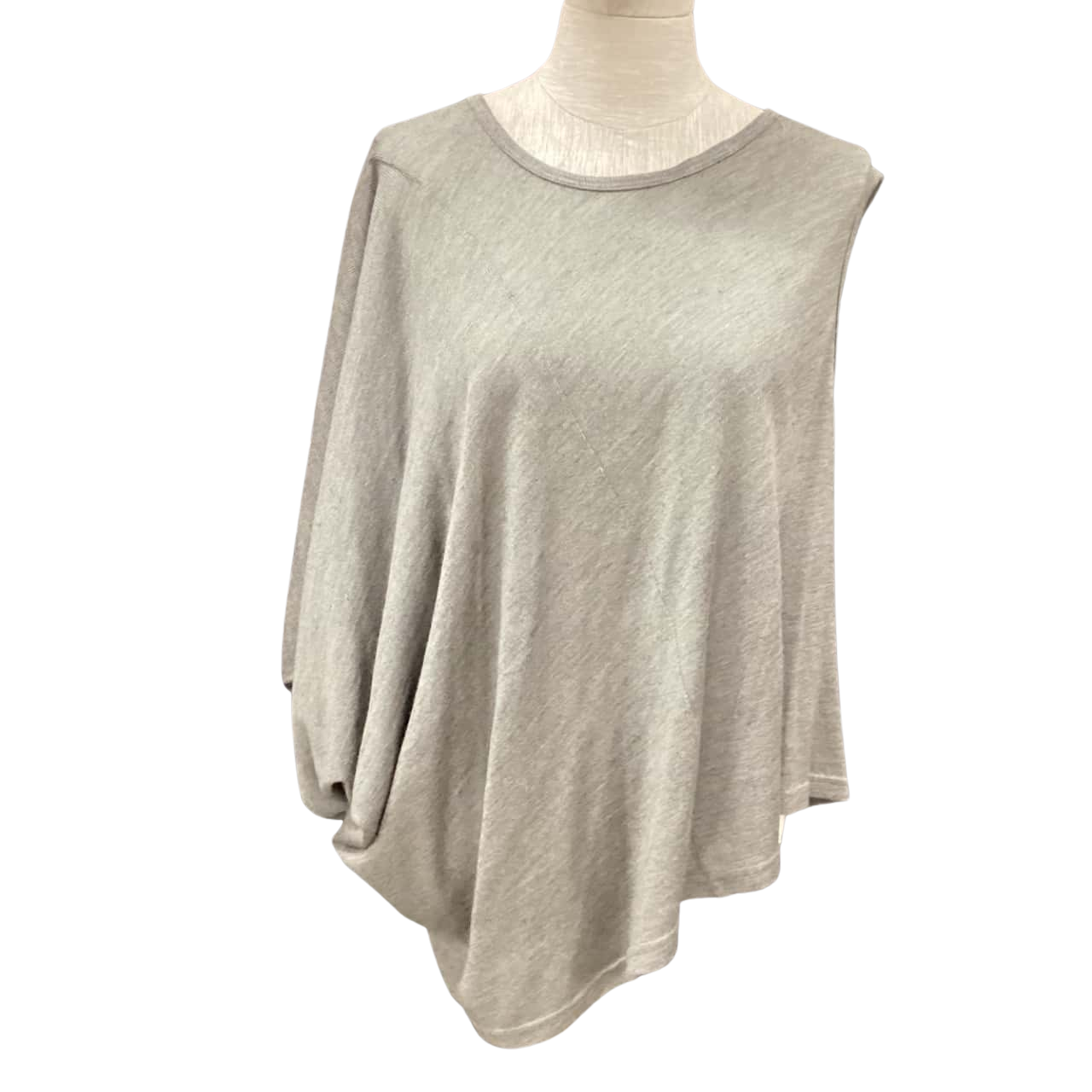Paper Shadow by Dogst Size S Grey Asymmetrical Top (s)