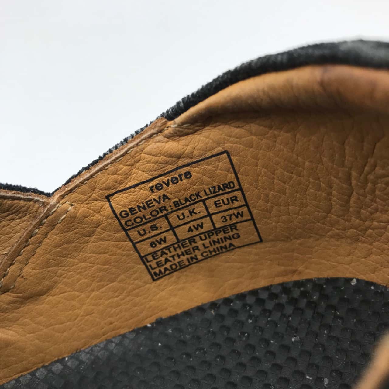 Revere Womens Geneva Shoes Size 6US/37EUR with Accessories