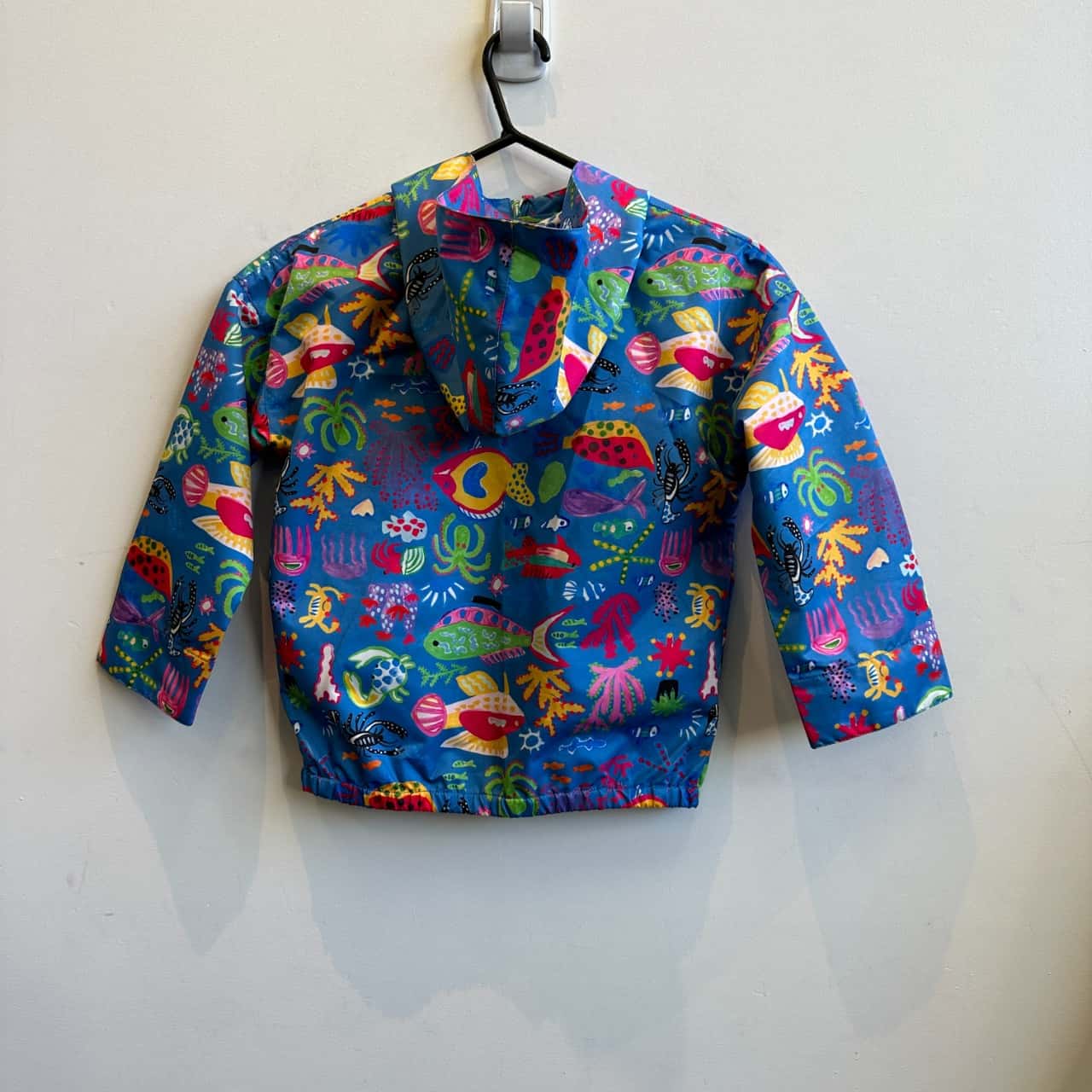 Gorman Playground Boy's Size 6-8 Years Rain Coat Multicoloured Print (s)