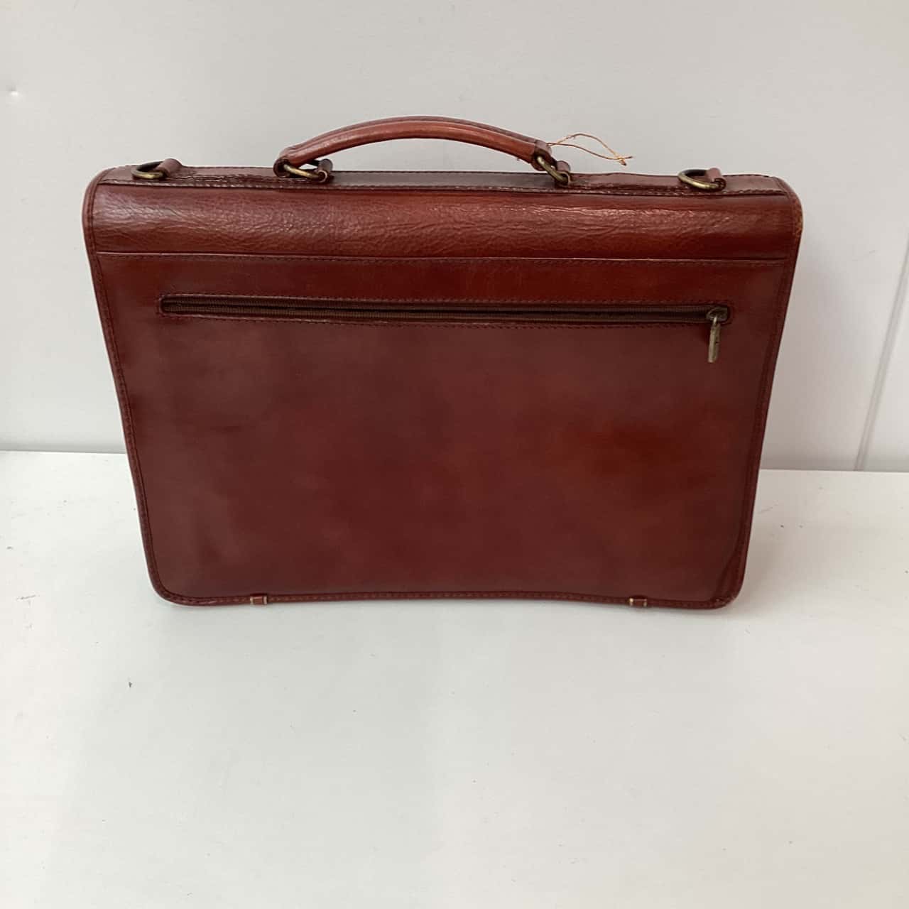Mens leather satchell (s) - Used As New | Salvos Stores