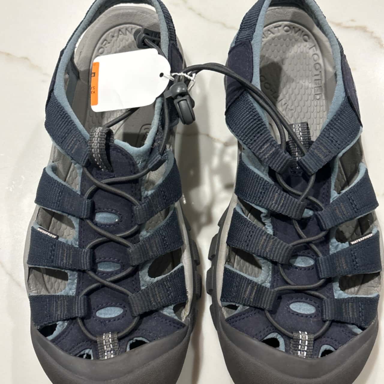 Womens Ladies Keen Newport H2 Size 10 Blue Waterproof Hiking Water ...