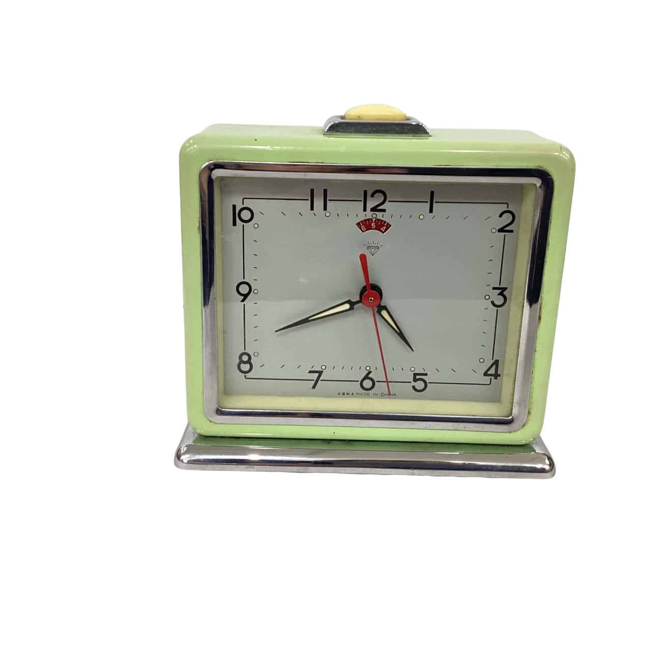 Vintage Shanghai China Mint Green Alarm Clock - Working(s) - Used Very ...