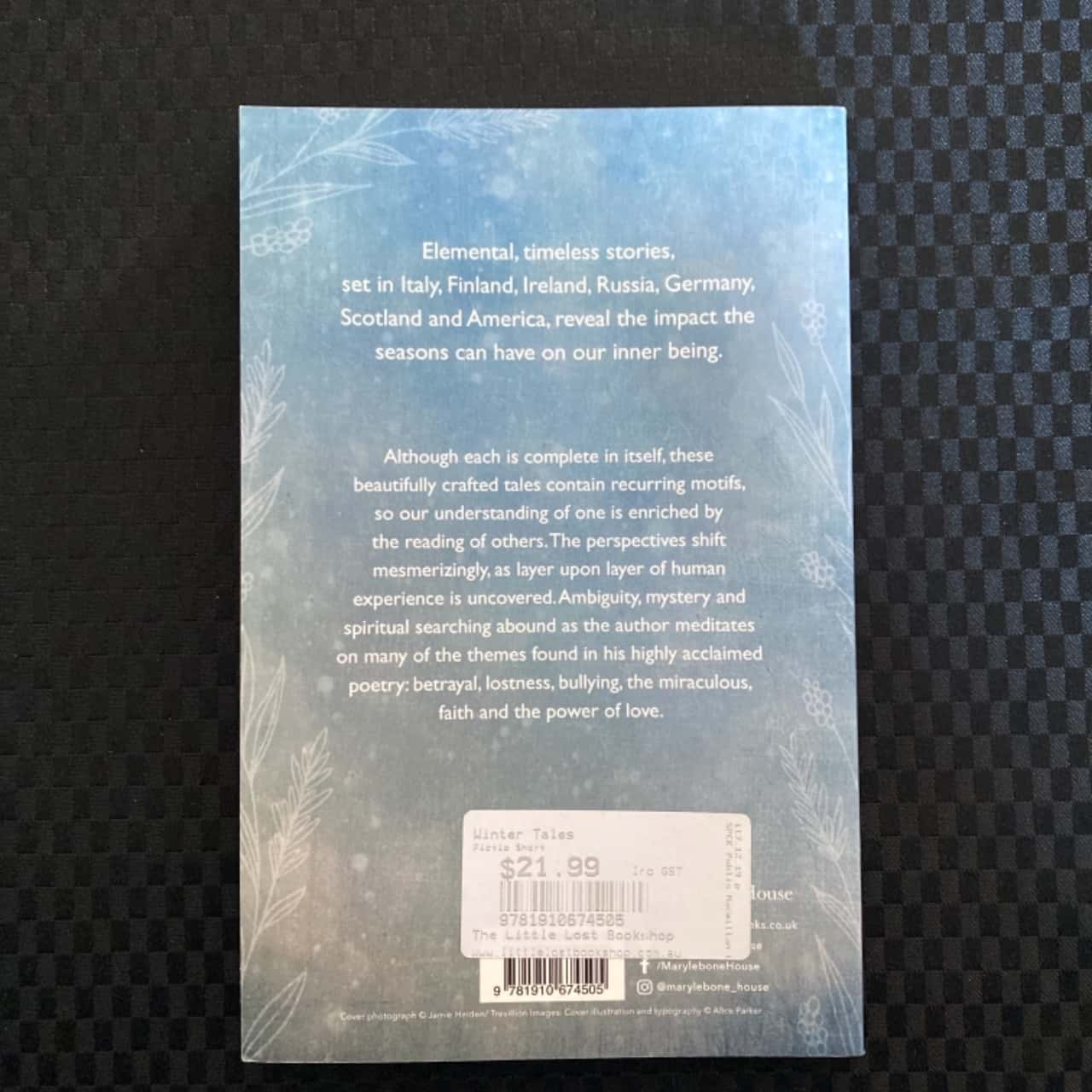 ** REDUCED ** Winter Tales By Kenneth Steven Short Stories(s)