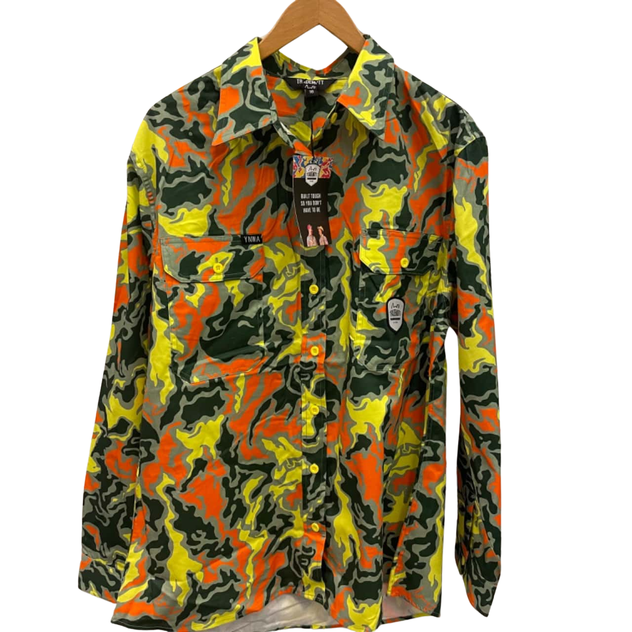 TradeMutt Womens Size 16 Button Up Camouflage (s)