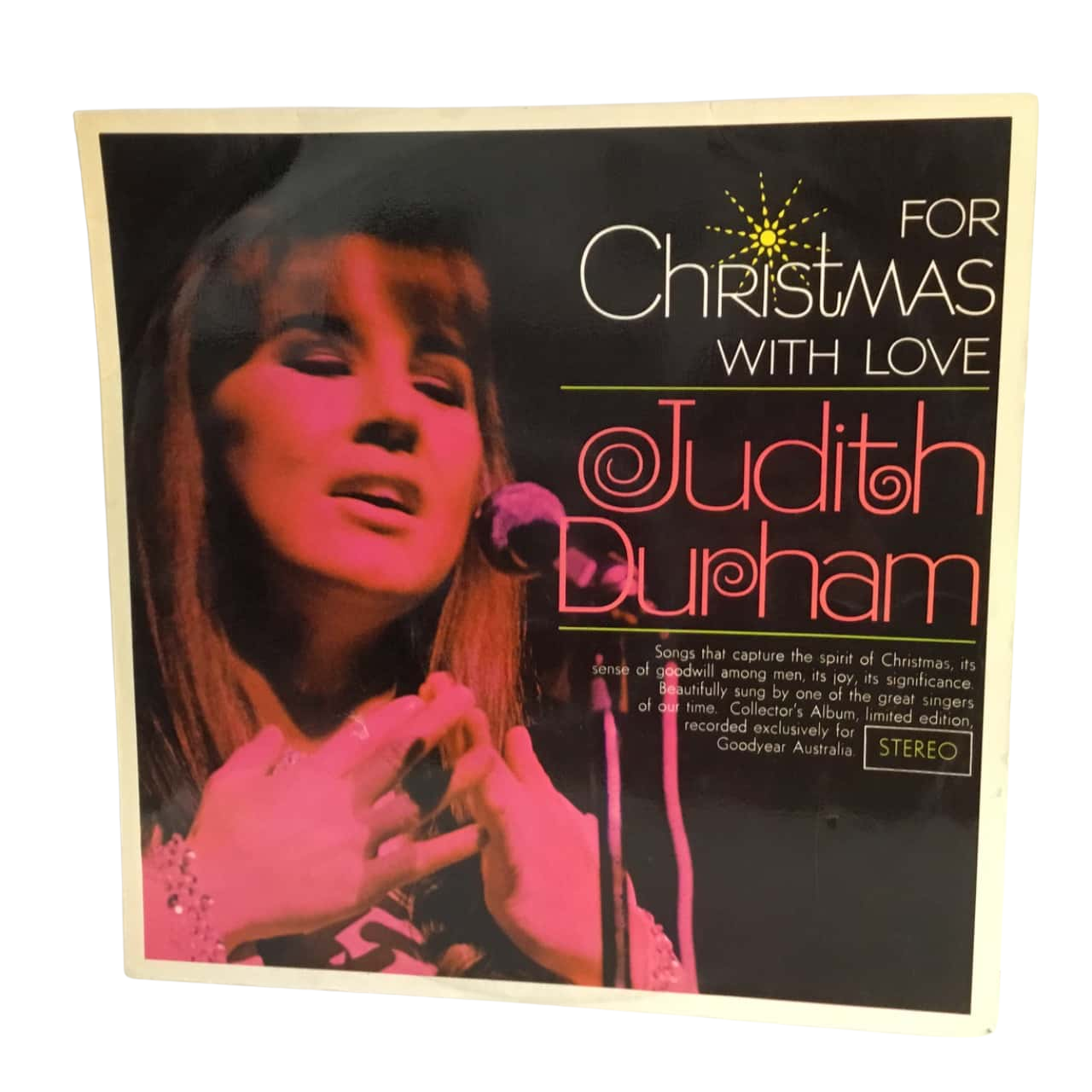 Vintage Judith Durham LP Record For Christmas with Love (s)