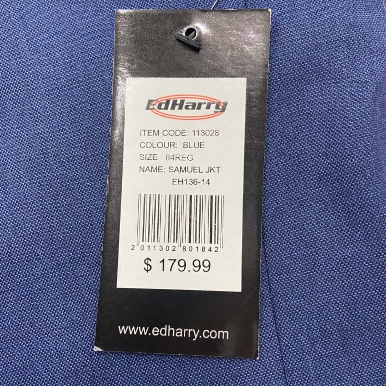 EdHarry Mens Suits Size 84R Blue(s)