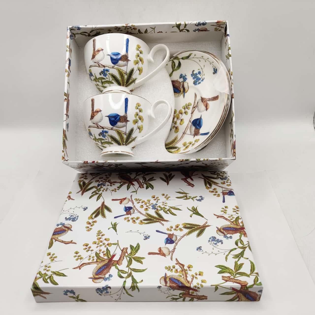 Beautiful Australian Birds - 2 Cups/Saucers Set(s) - New Without Tags ...