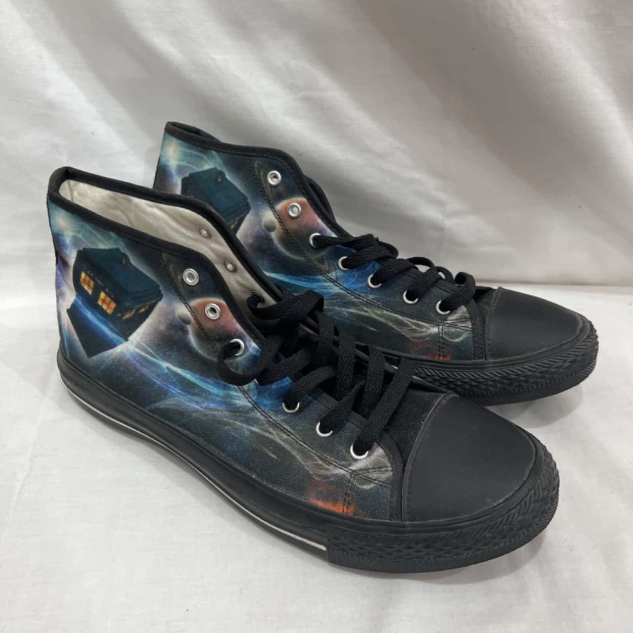 Mens Doctor Who Size 12 Black / Blue Shoes(s)