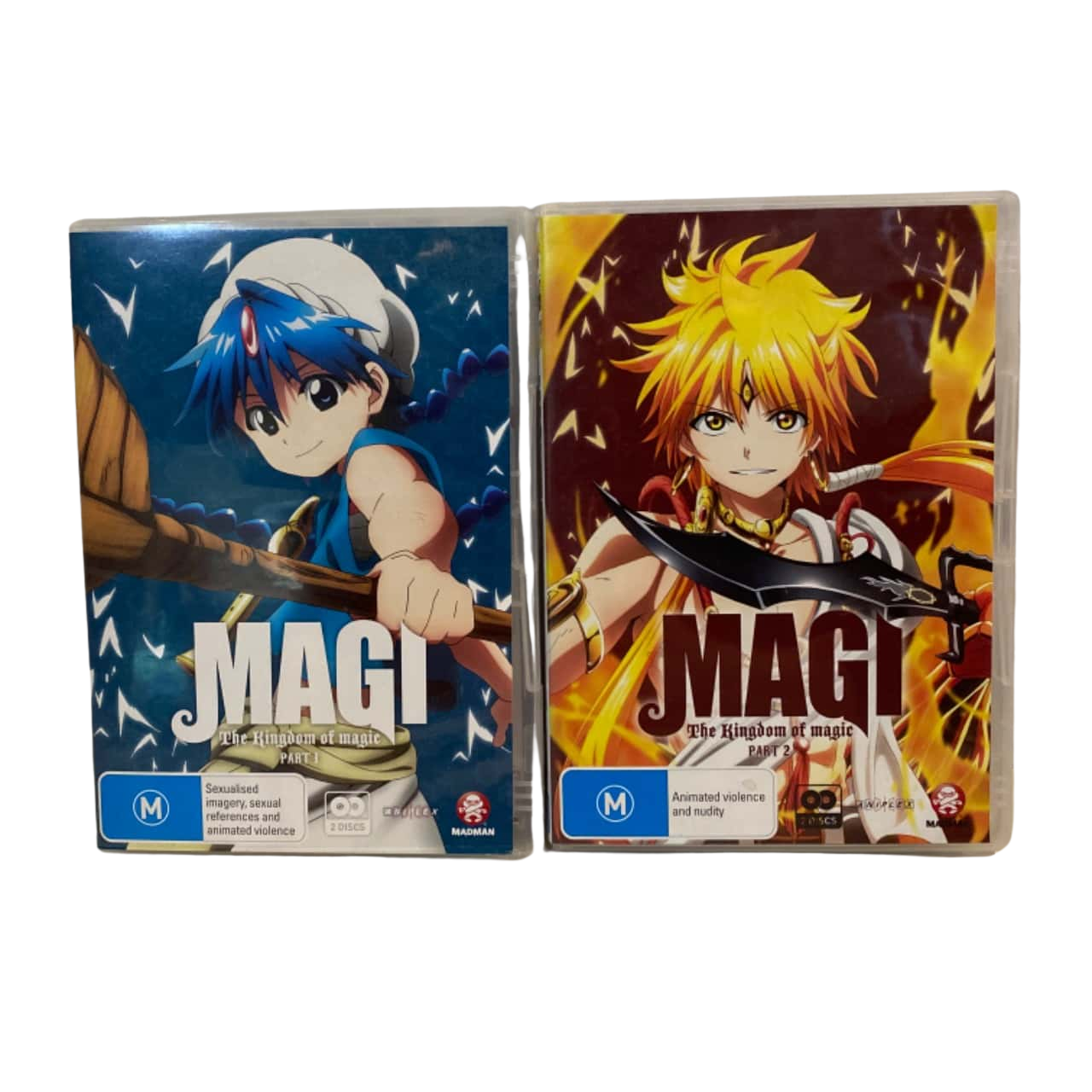 Magi The Kingdom of Magic Part 1 & 2 DVD Region 4(s)