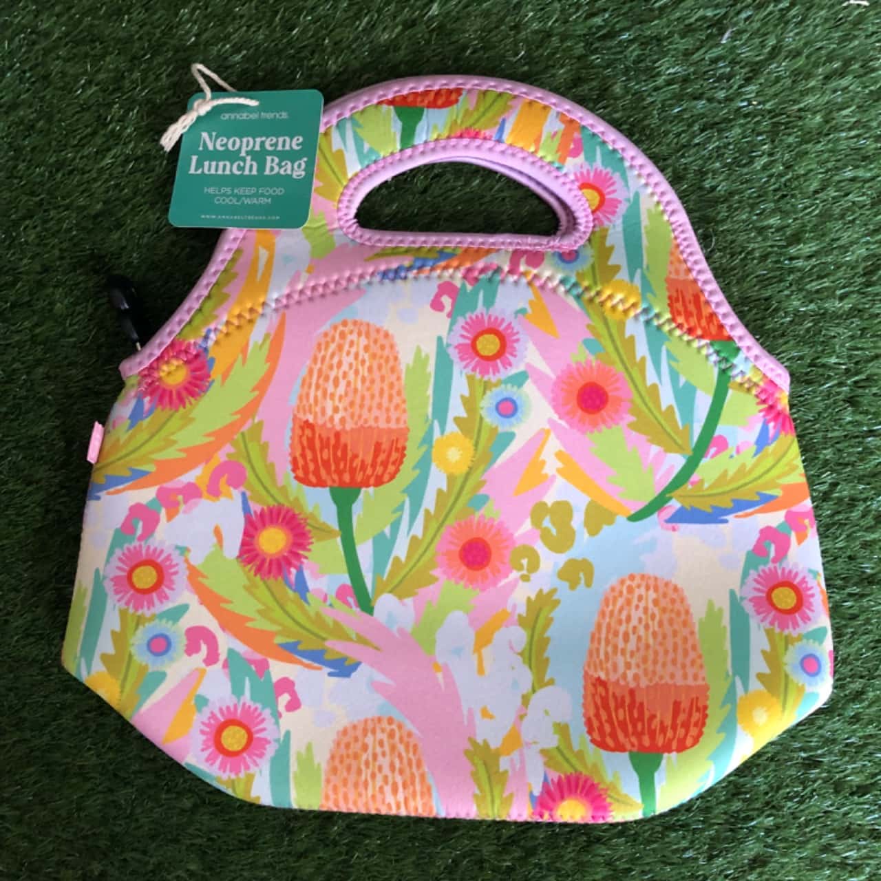 Neoprene “Paper Daisy” Lunch Bag (New)(s)
