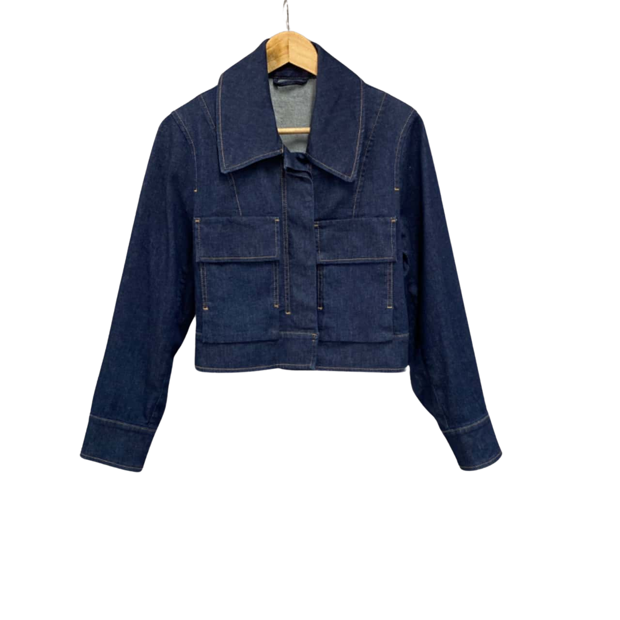 COS Womens Size 34 Denim Jacket Blue (s) - Used As New | Salvos Stores