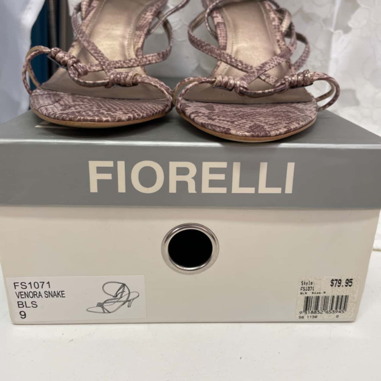 Fiorelli Venora Snake Print High heels and clutch set