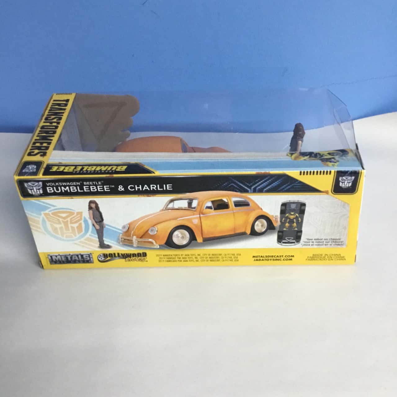 Hollywood rides volkswagen beetle bumblebee & charlie die cast