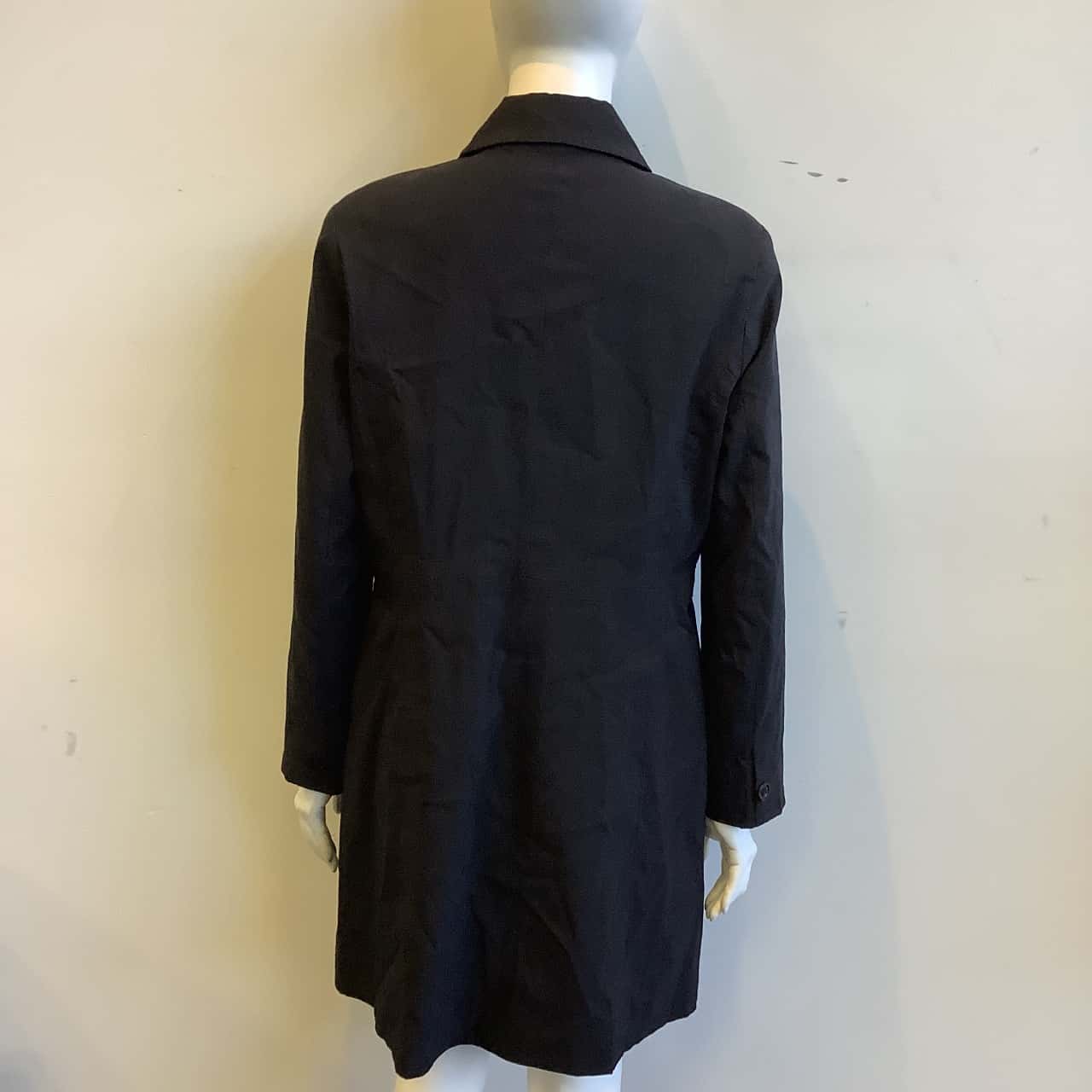 Rodney Clark Women's Size 14 Trench Coat Black (s)