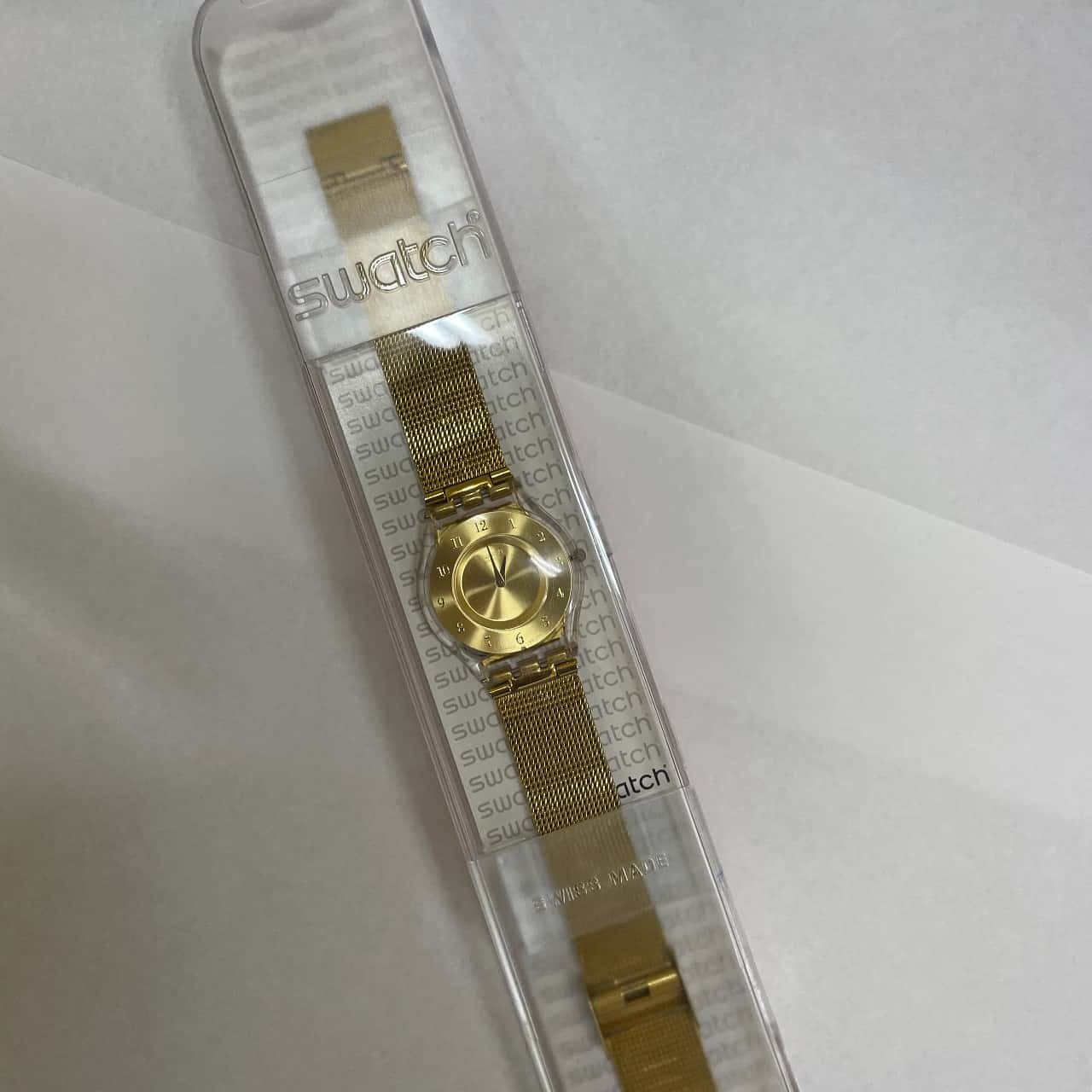 Swatch Swiss made Women's Gold colour Watch (s)