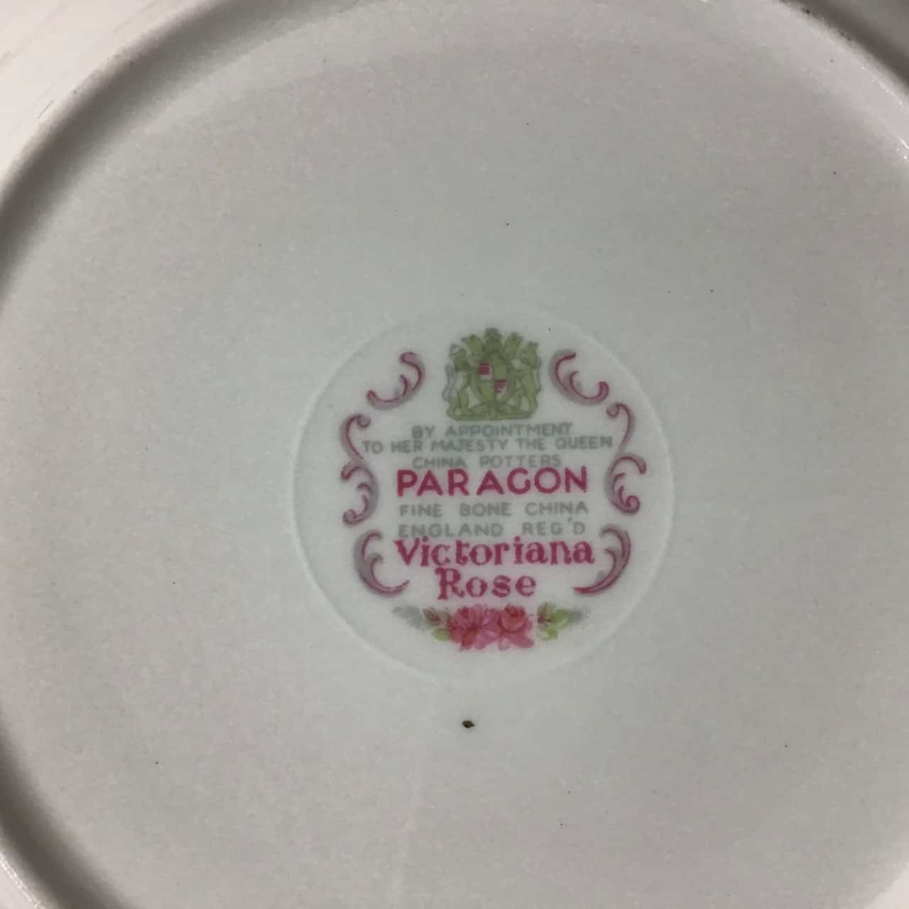 Paragon “Victoriana Rose” Fine Bone China Set of 4 Dinner Set