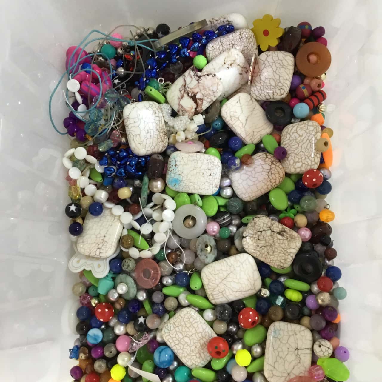 Jewellery making assorted beads