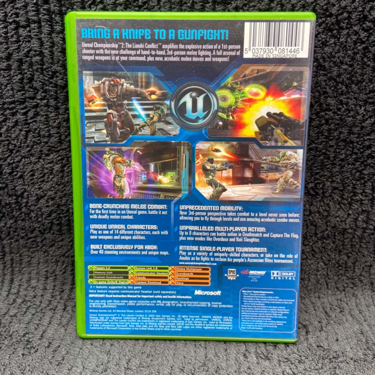 Unreal Championship 2: The Liandri Conflict Xbox Game