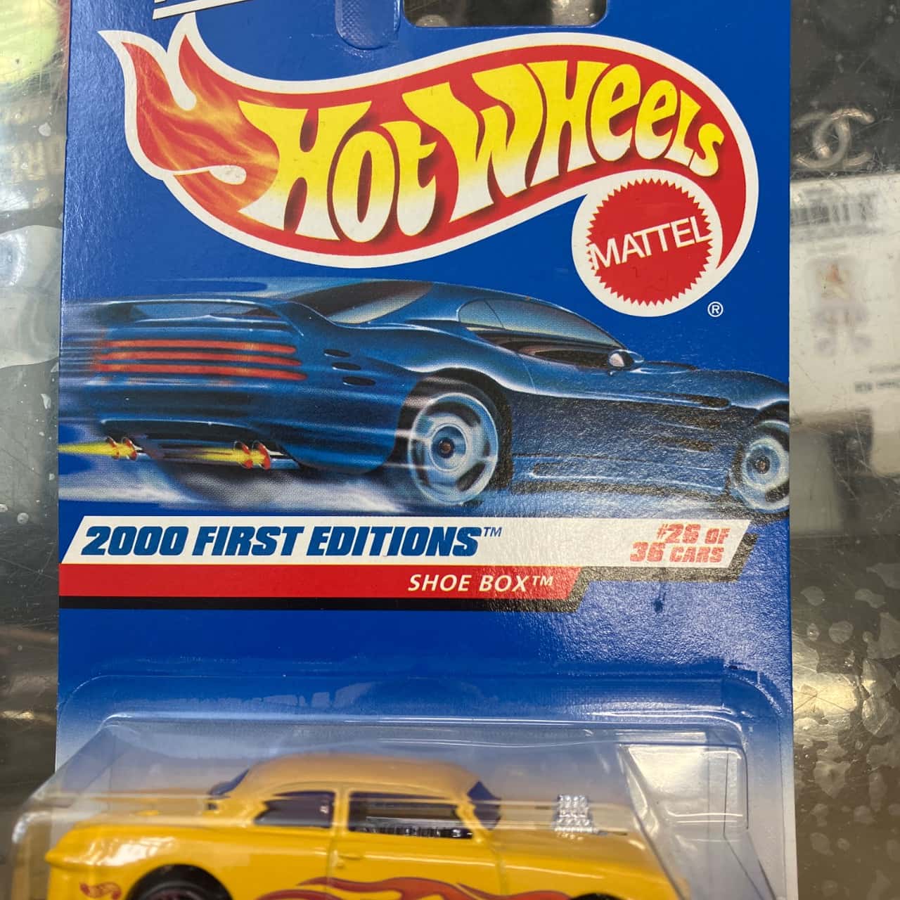 Hot Wheels 2000 first editions shoe box