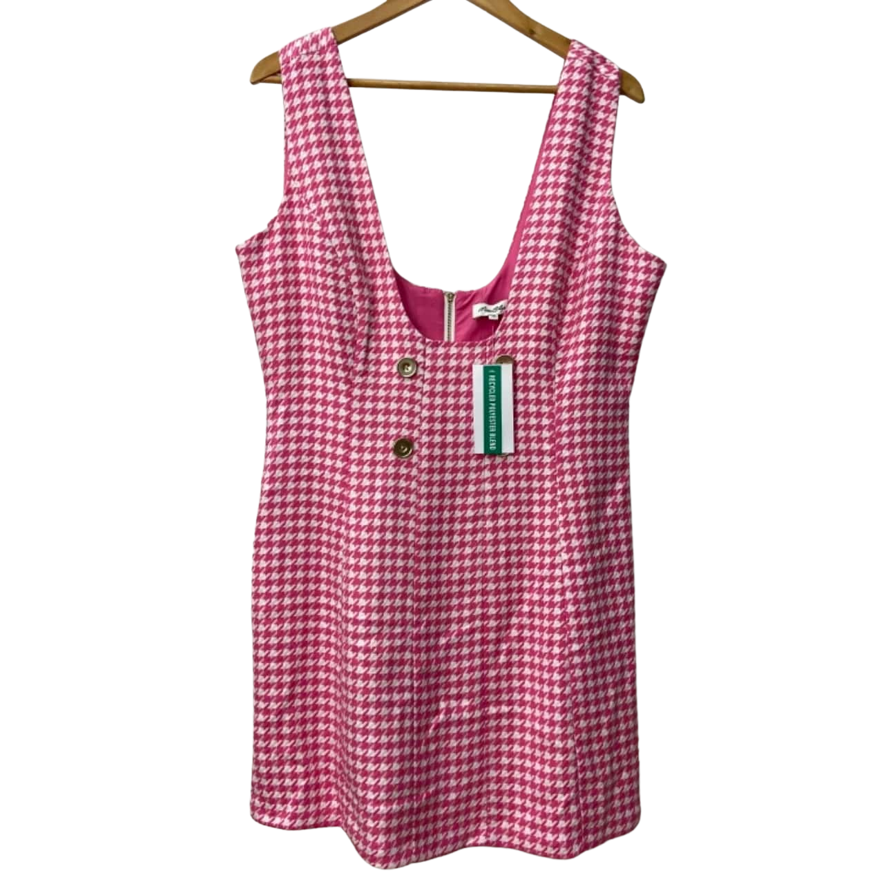 Miss Shop Womens Size 16 Dress Pink / White(s)