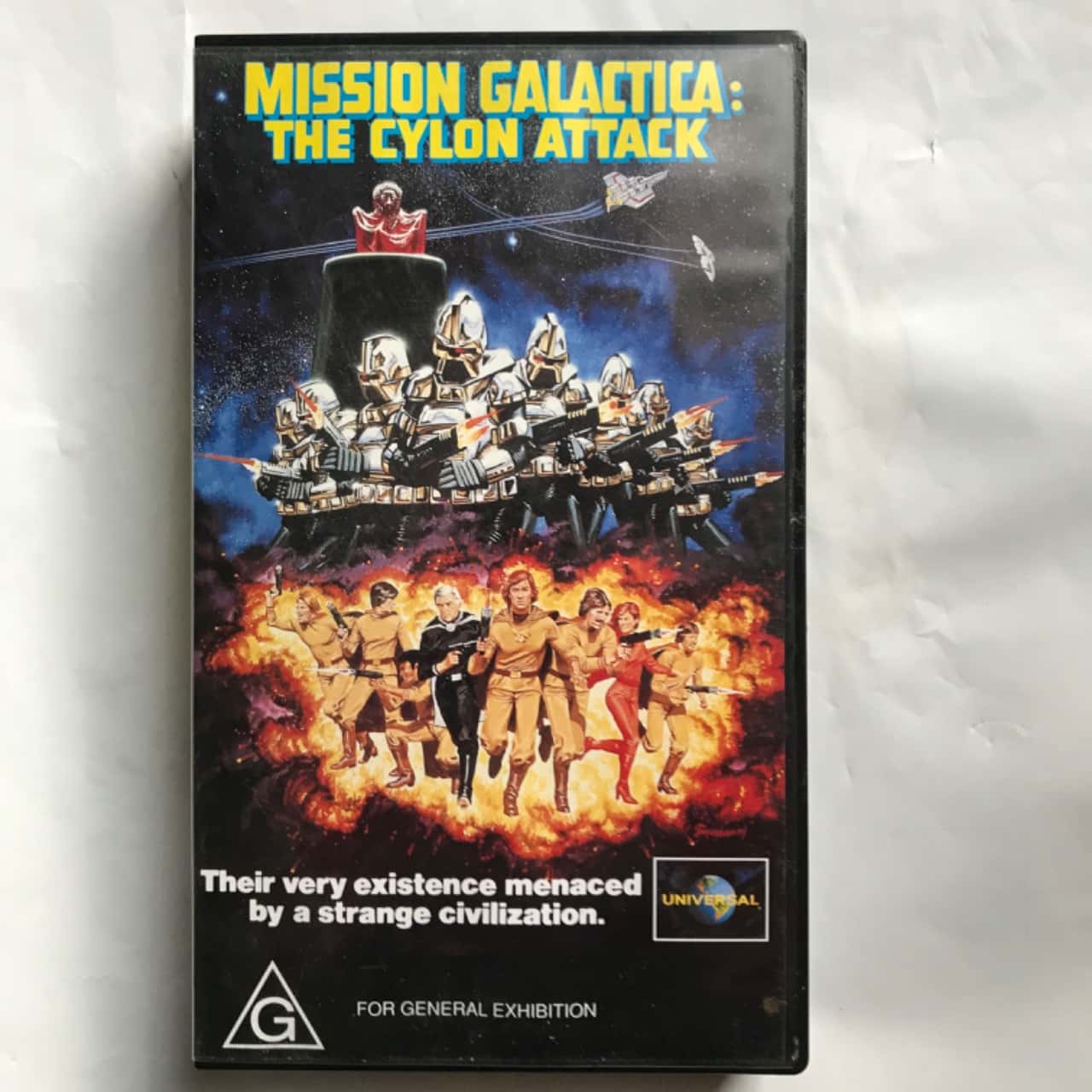 VHS Movie Mission Galactica: The Cylon Attack -SE1475182
