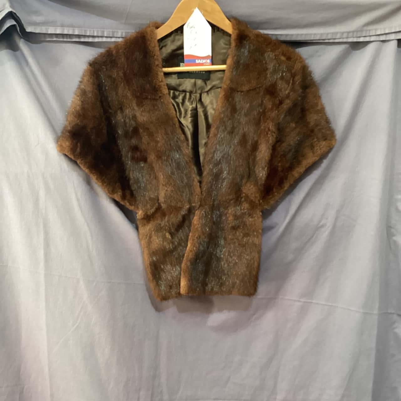 Womens Fur Brown Stole
