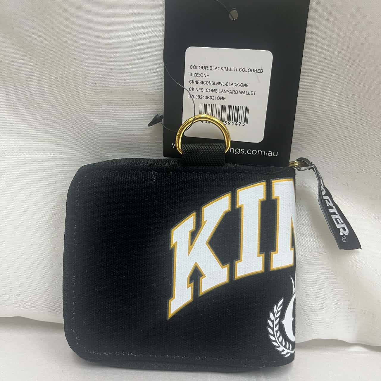 Culture Kings Mens Black / White wallet