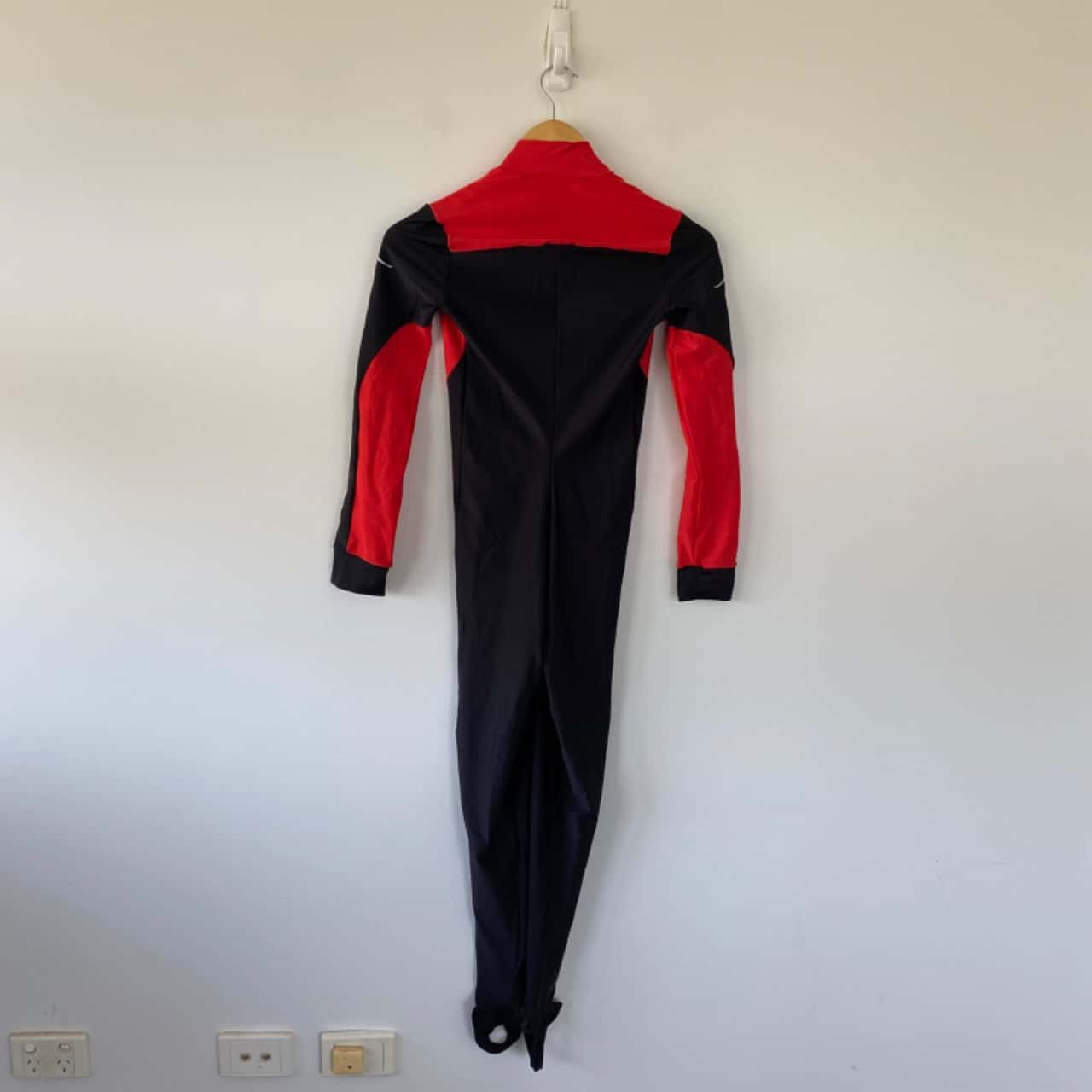 SSA Australian Made Swimwear Red Swimsuit 100% Protection Size 12 / 14 (s)
