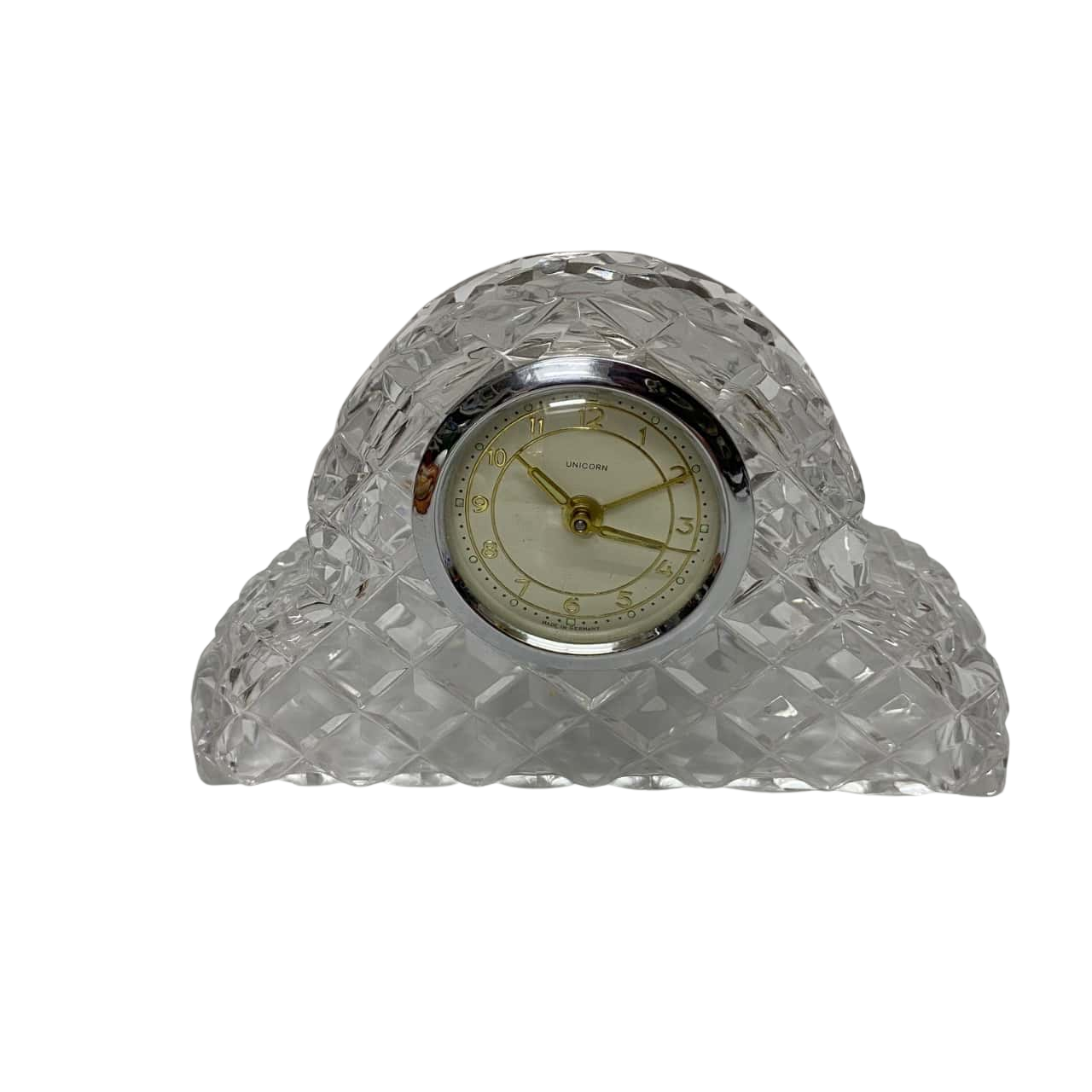 Vintage, Unicorn Crystal, Wind Up Desk Clock(s)