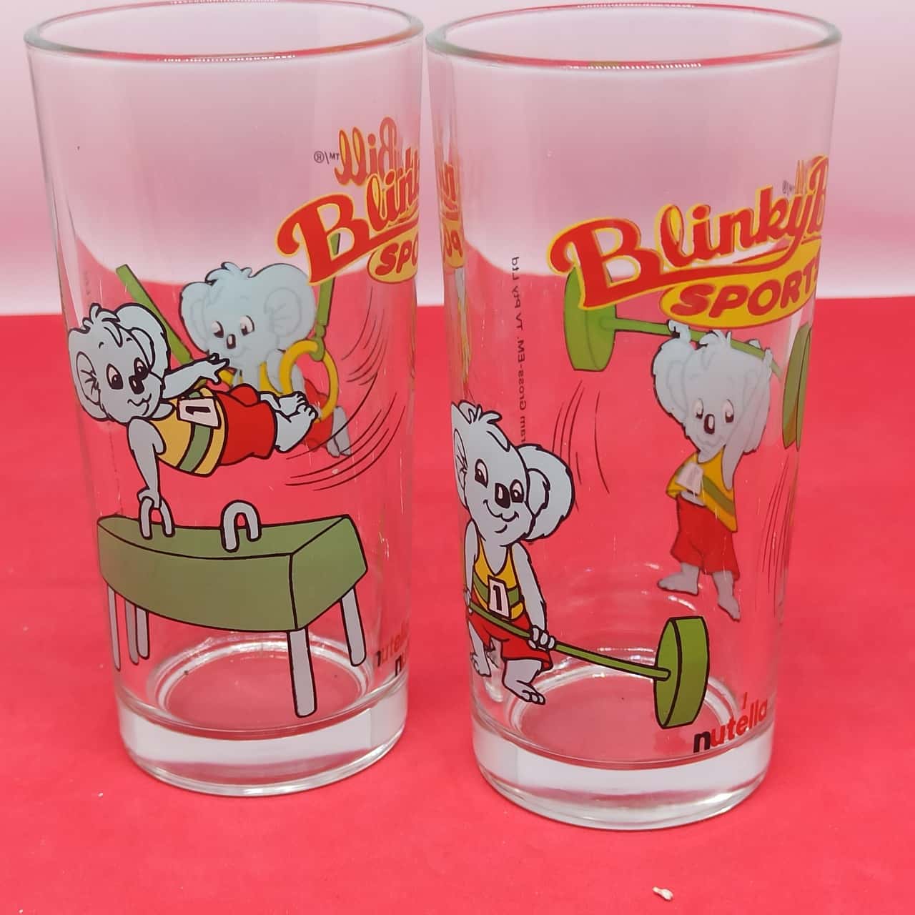 1990s Blinky Bill Sports Glasses x 2 Vintage