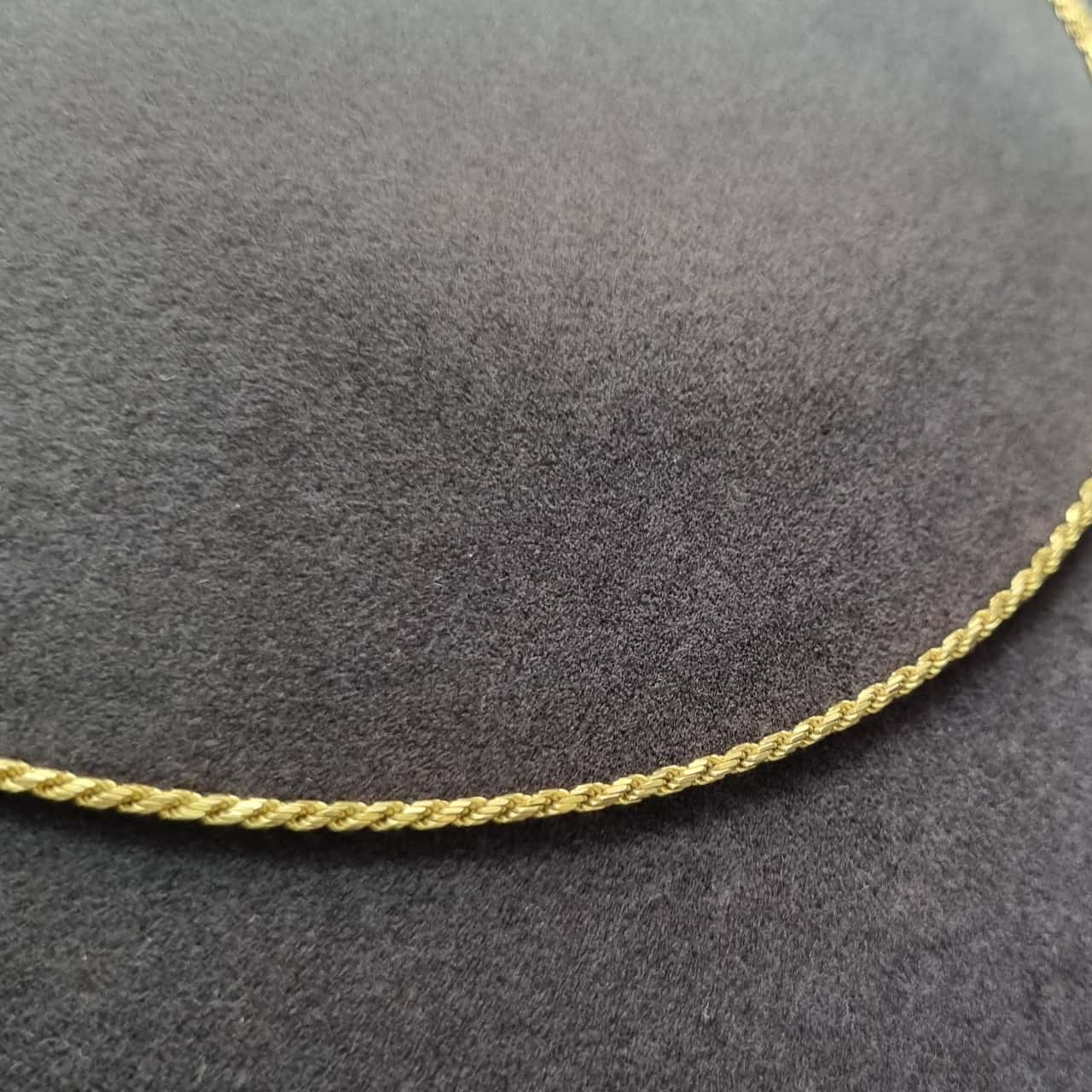 18ct Gold Rope Necklace