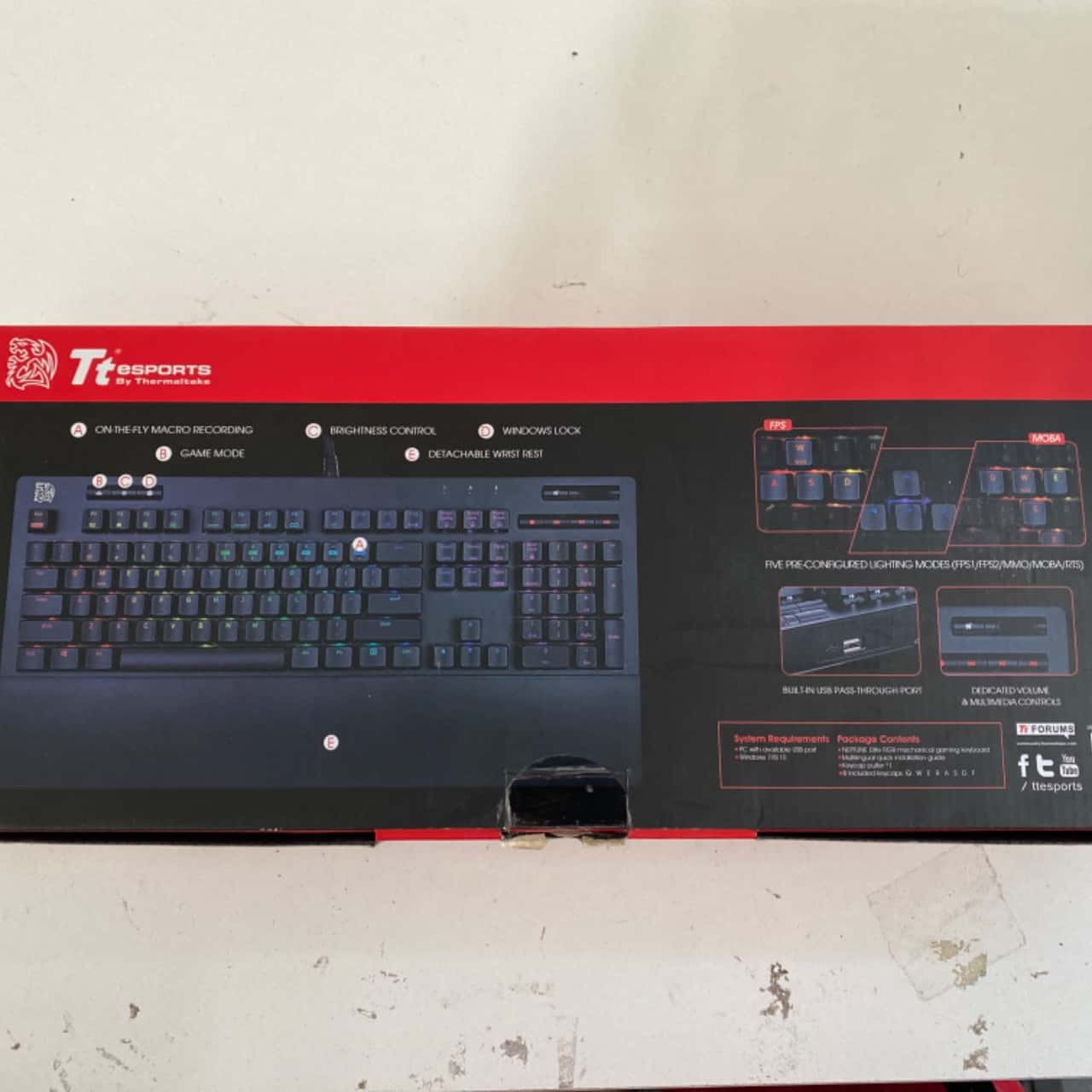 RHB Mechanical gaming keyboard
