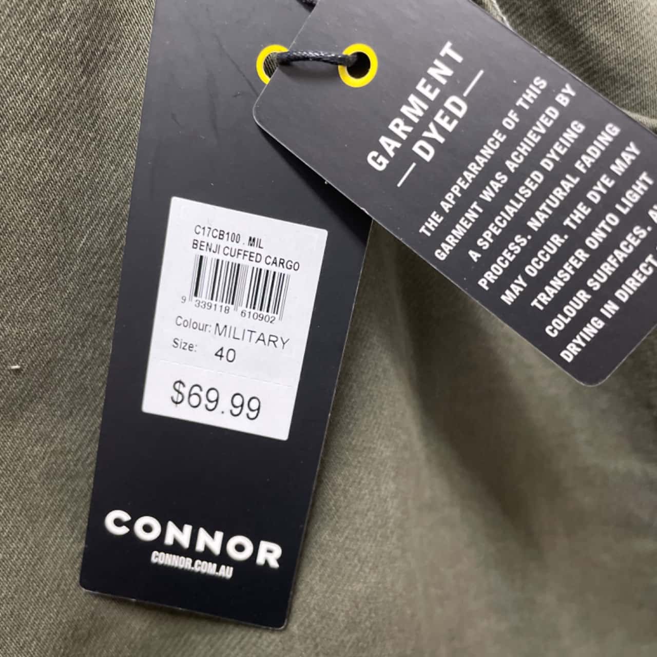 Conner Mens Size 40 Khaki (s)