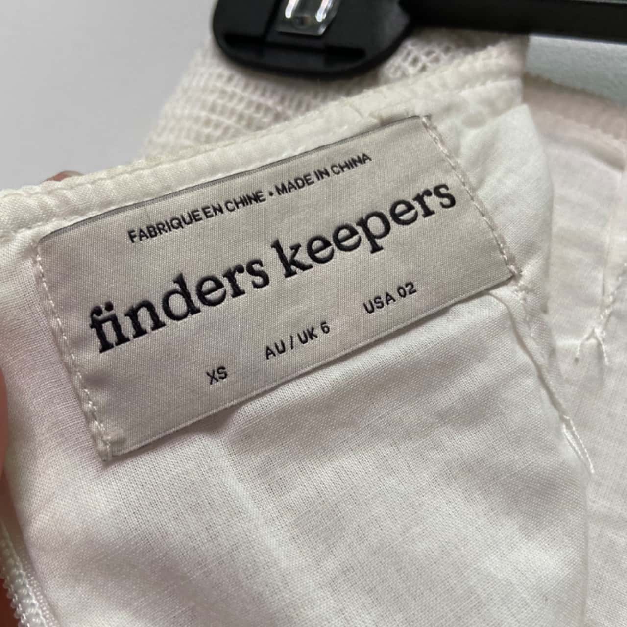 Finders Keepers Womens Size 6 / XS Wide Leg Pants White (s)