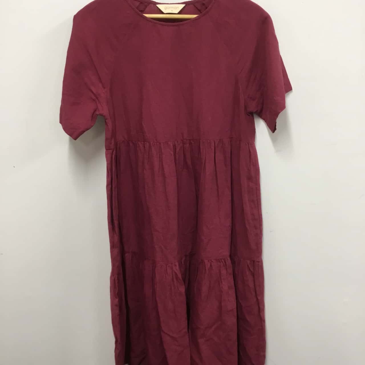 Gorman Women's Oversized Linen Blend Dress Sz XS(s)