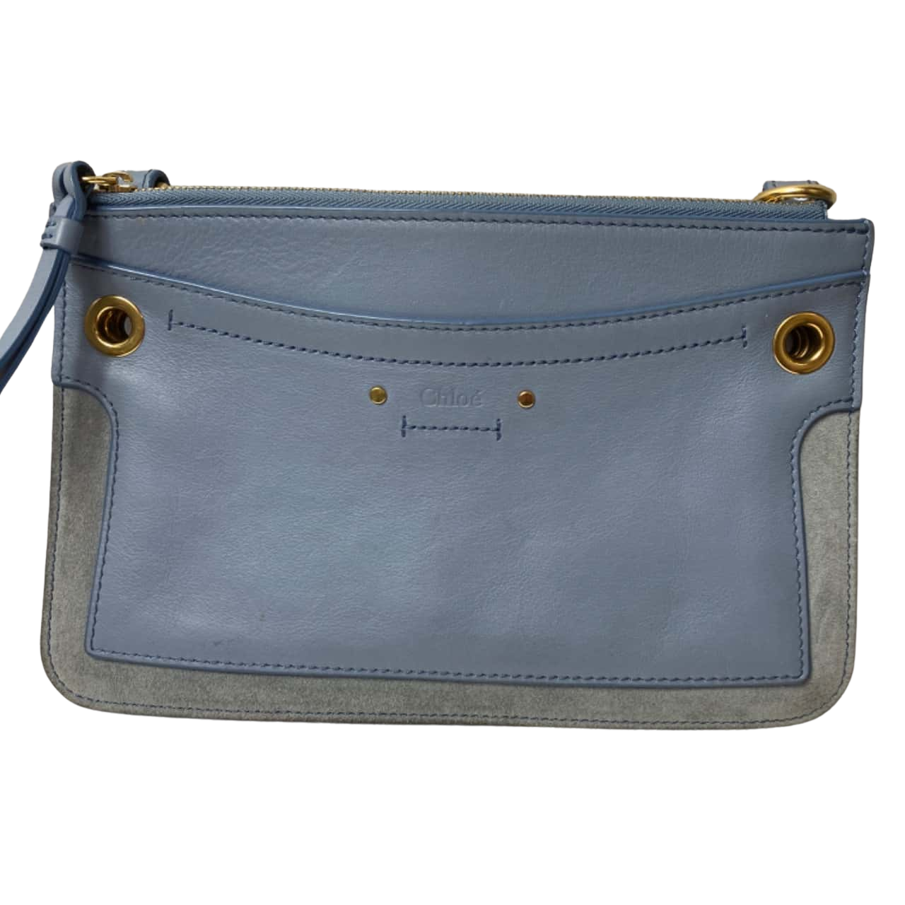 Chloé Women’s Mini Roy Clutch Blue