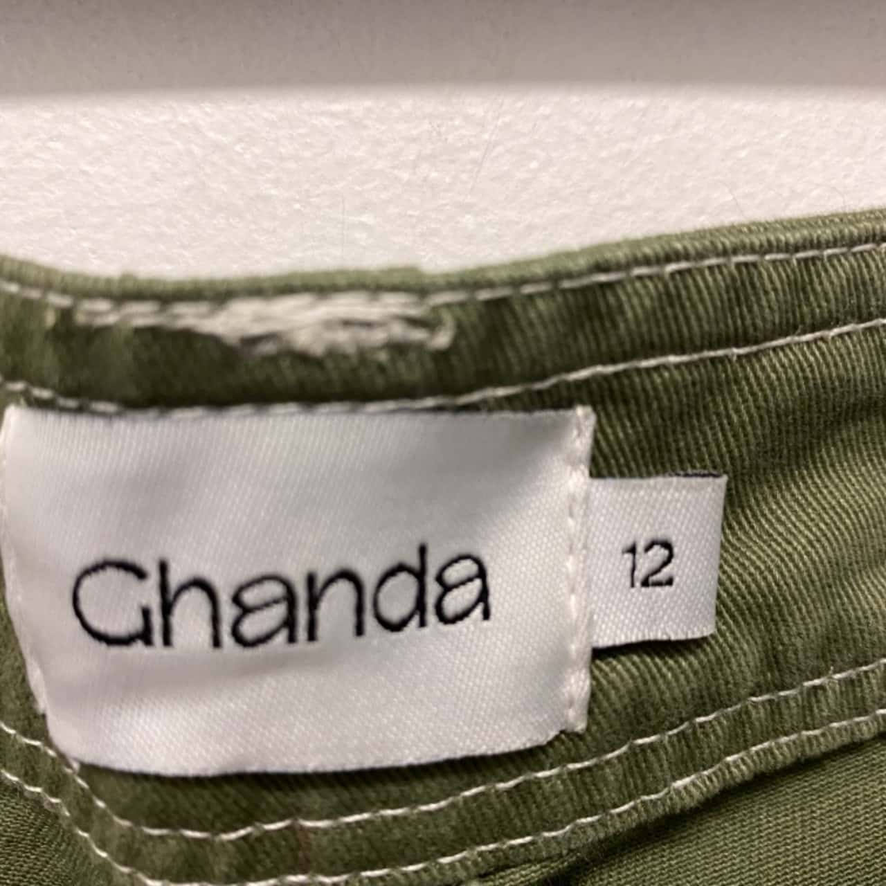 Ghanda Womens Size 12 Cargo Khaki (s)