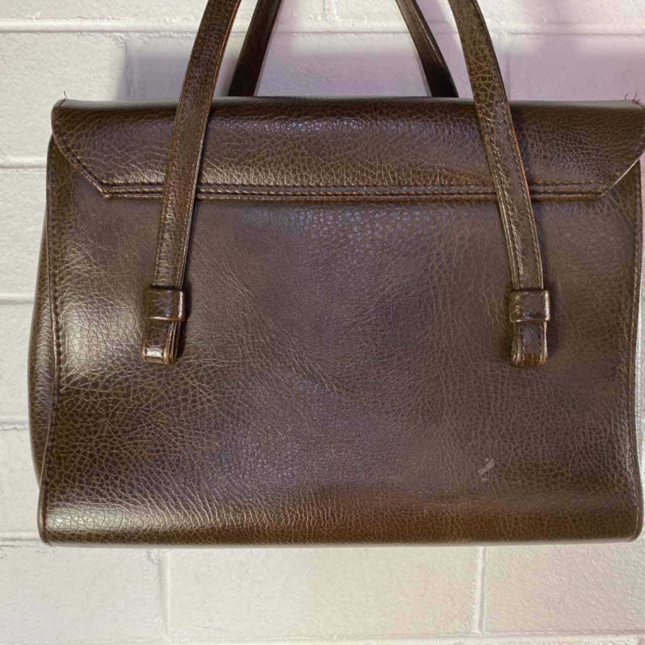 Retro Womens Weymouth American Leather Handbag Brown (s)