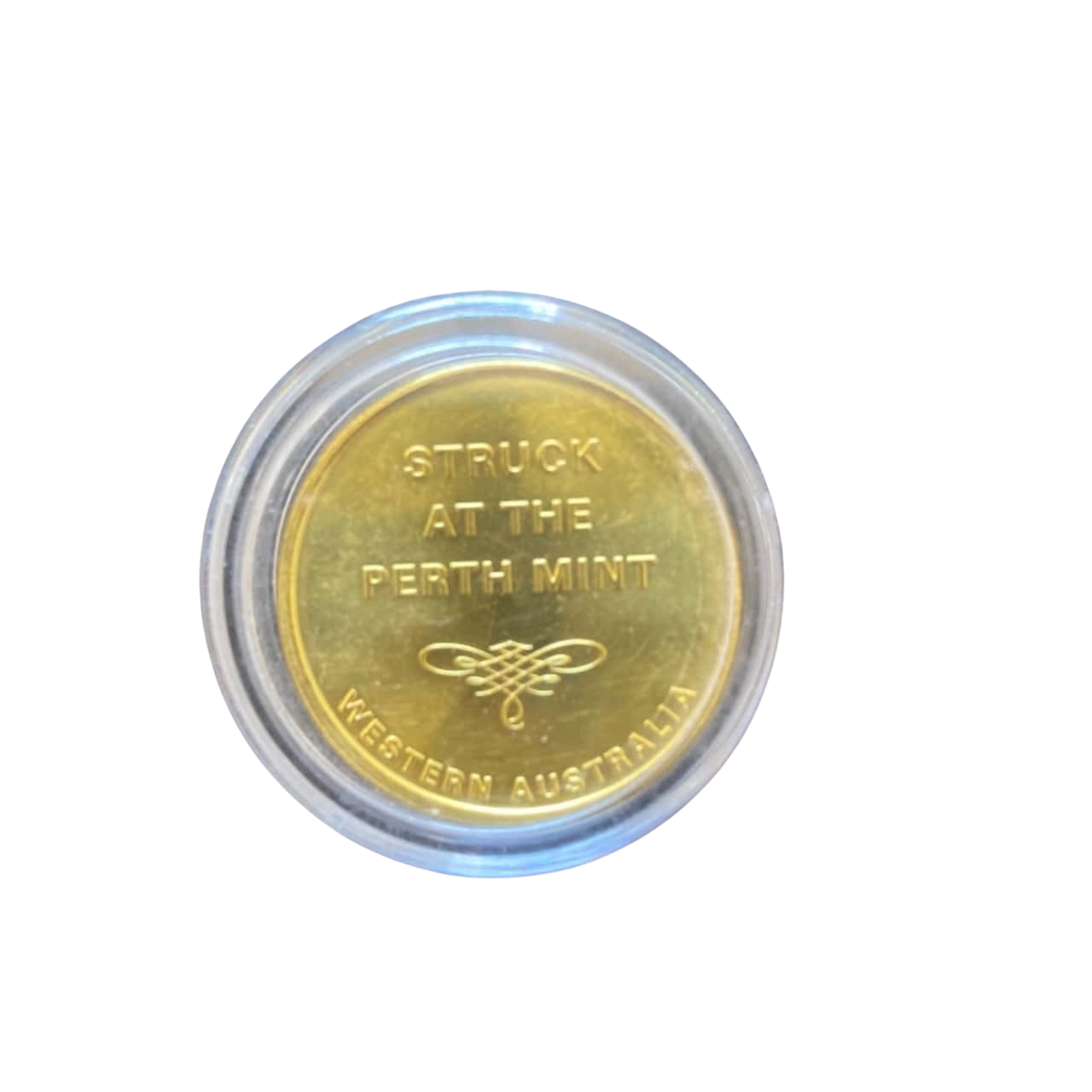 'Struck at the Perth Mint Western Australia' Gold Plated Medallion/Token(s)