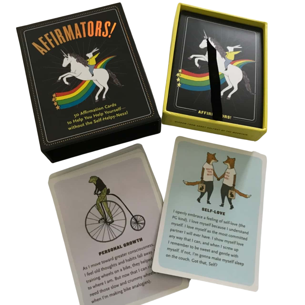 NWOT Affirmators - 50 Affirmation Cards to Help you Help yorself(s)