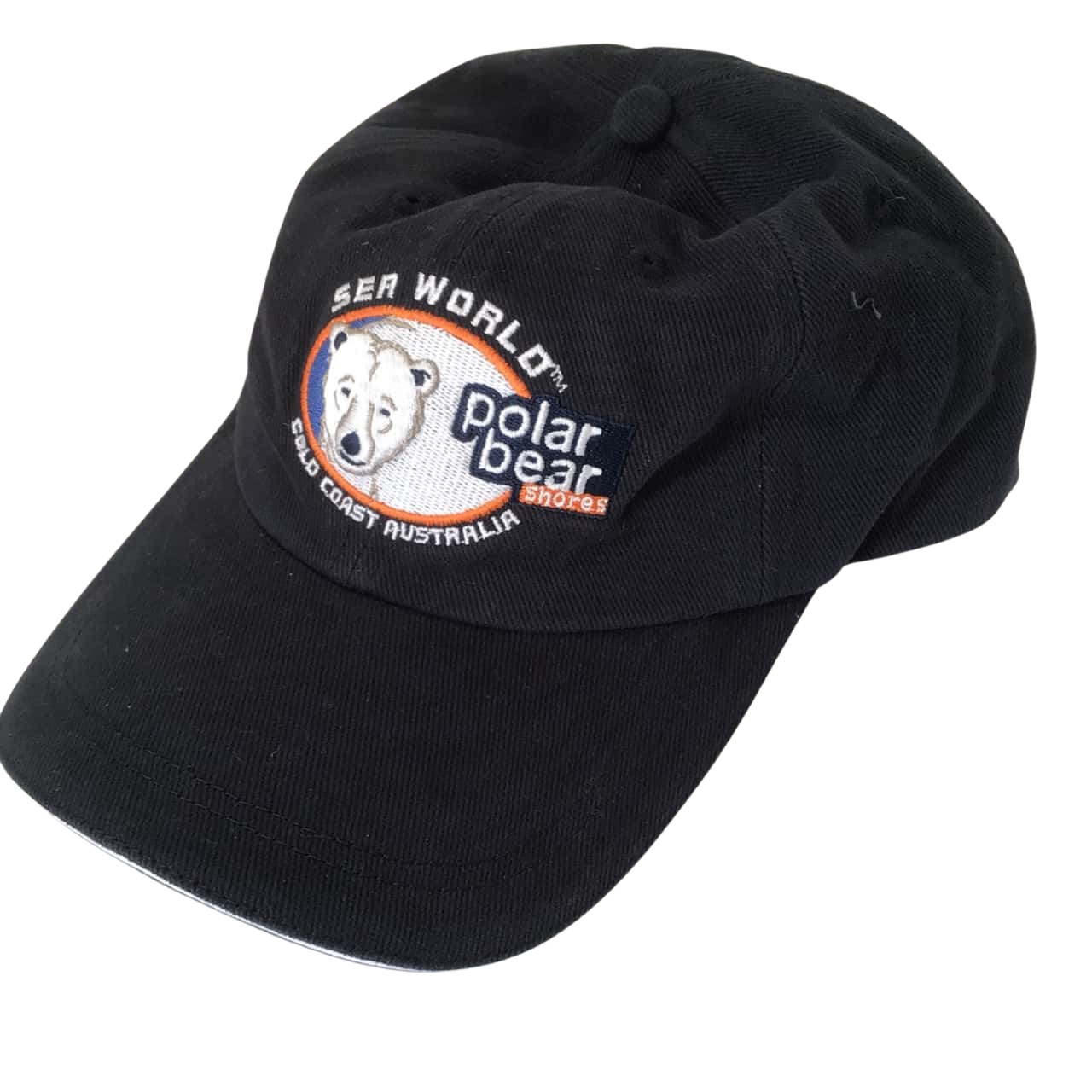 Mens Black Gold Coast Sea World Cap Adjustable(s)