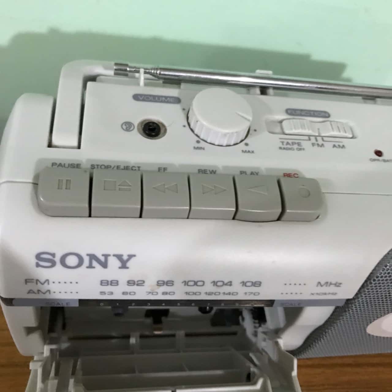 Vintage Sony Transistor Radio / Casstte Player Recorder CFM-10 Chord ...