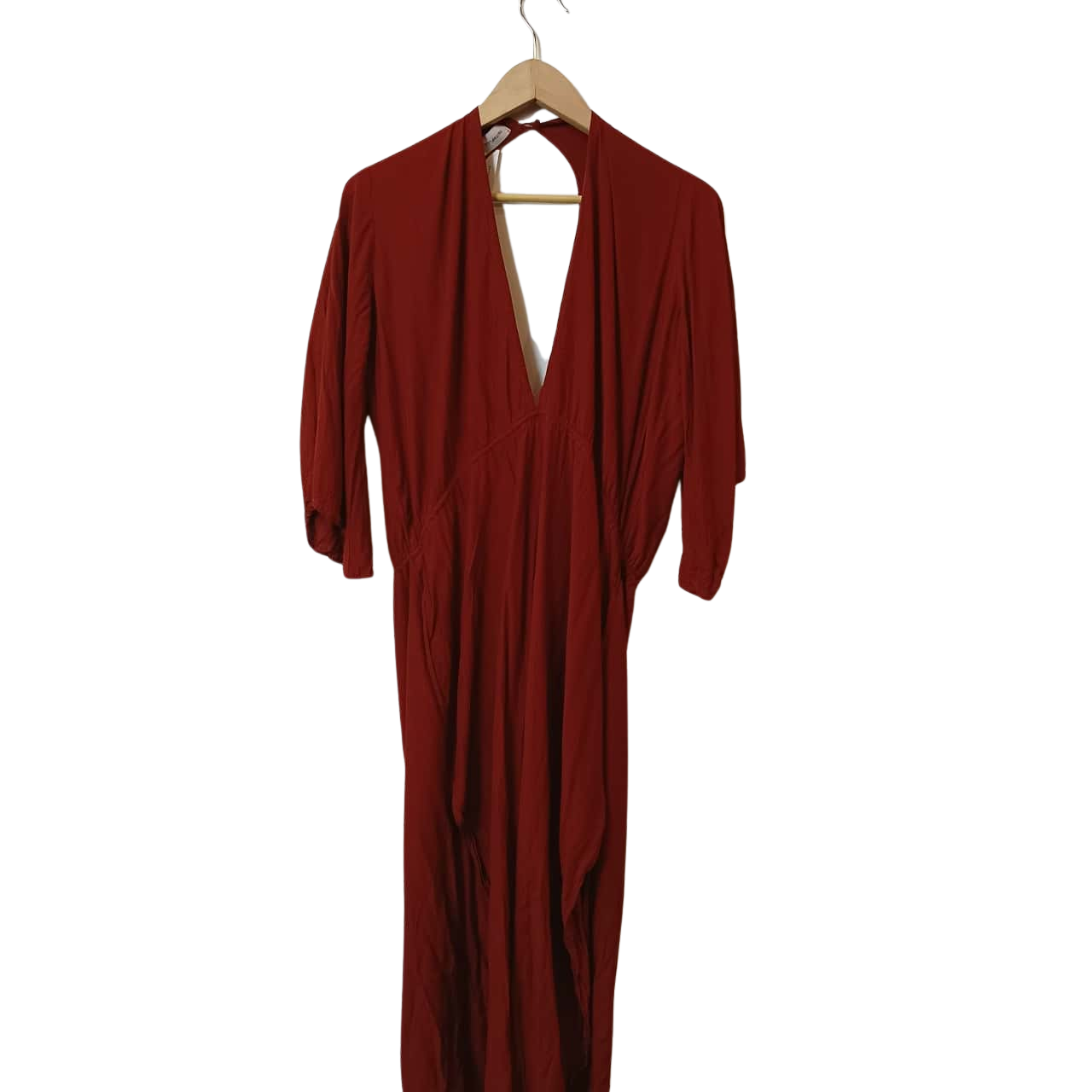 Faithful Long Sleeve Rust Coloured Dress Size 10