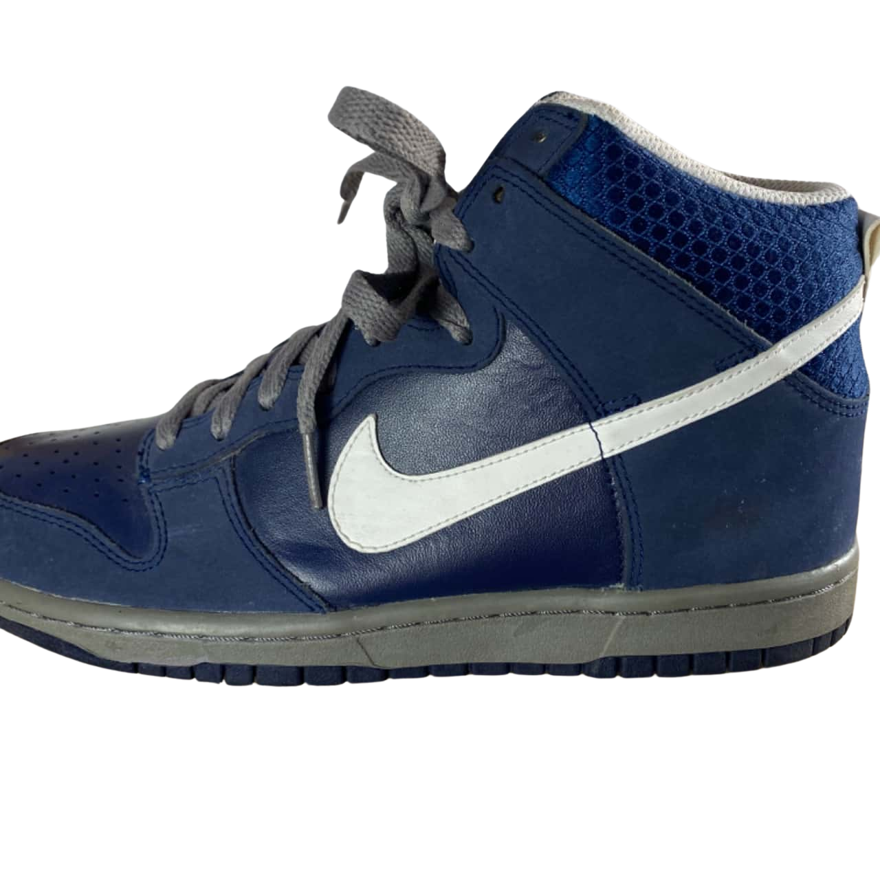 Nike Mens Dunk High Sneakers Size 7 / 8 Blue / Grey / White