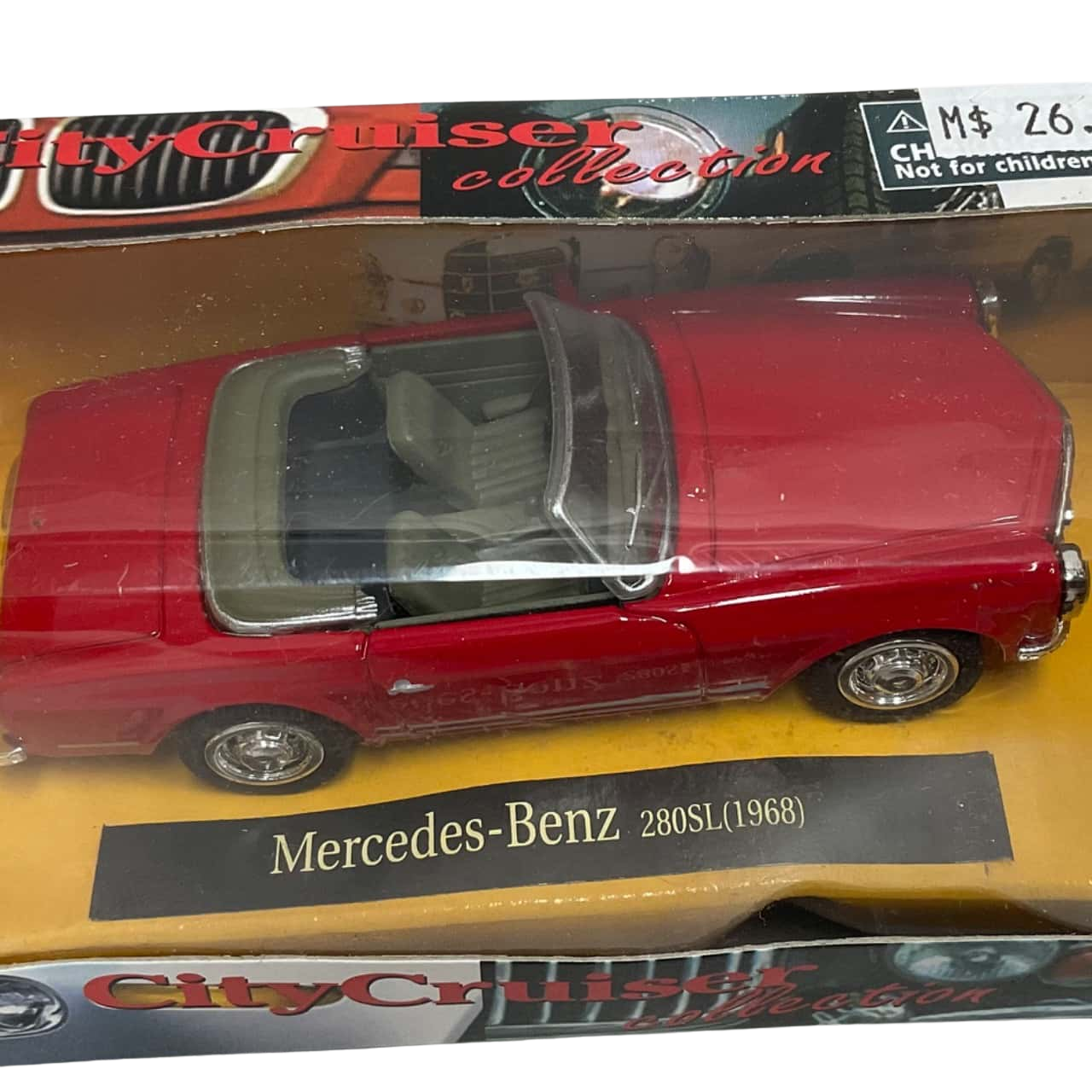 Mercedes Benz 280SL (1968) 1/43 scale Die-Cast 150x60(s)
