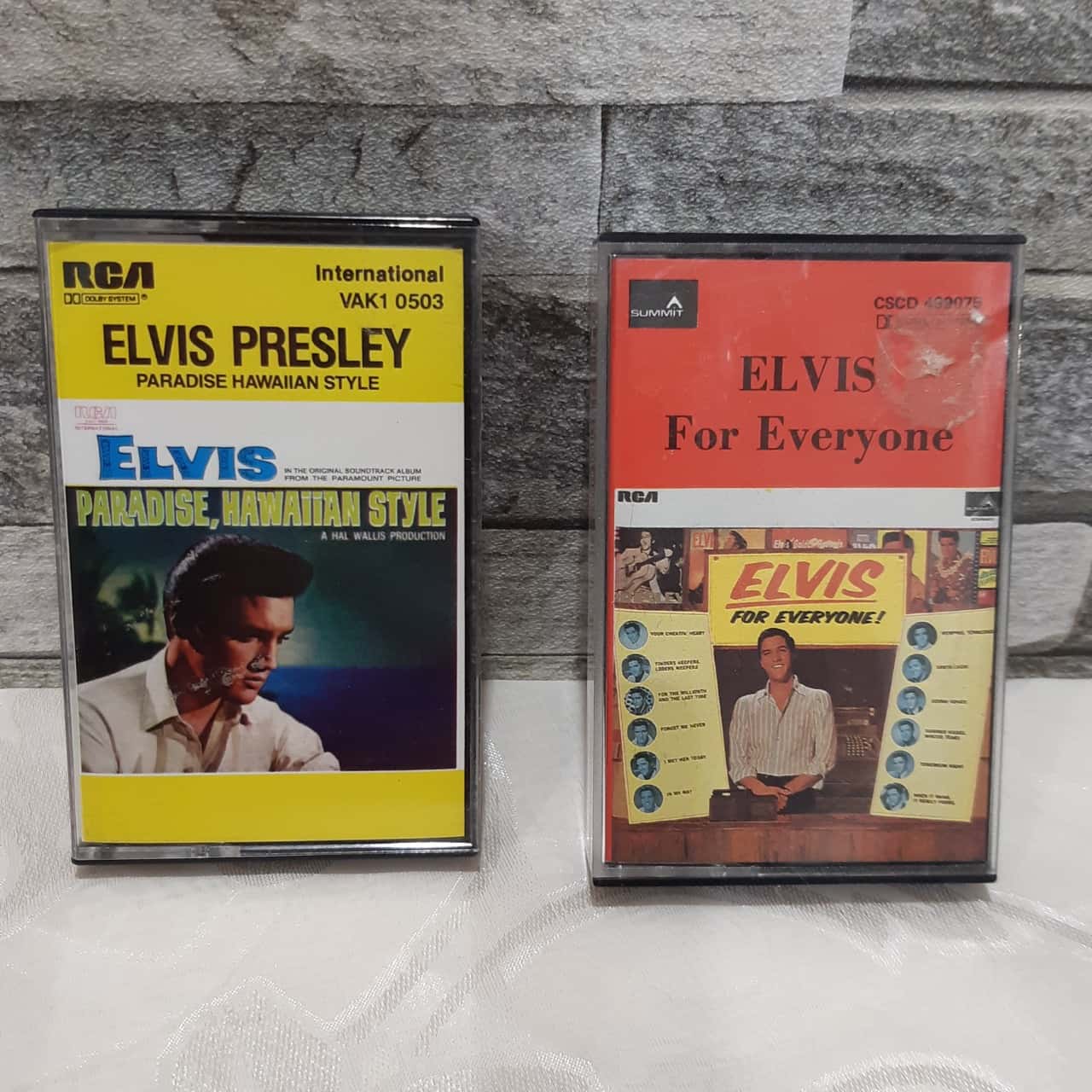 2 x Elvis Presley Cassettes Collectable