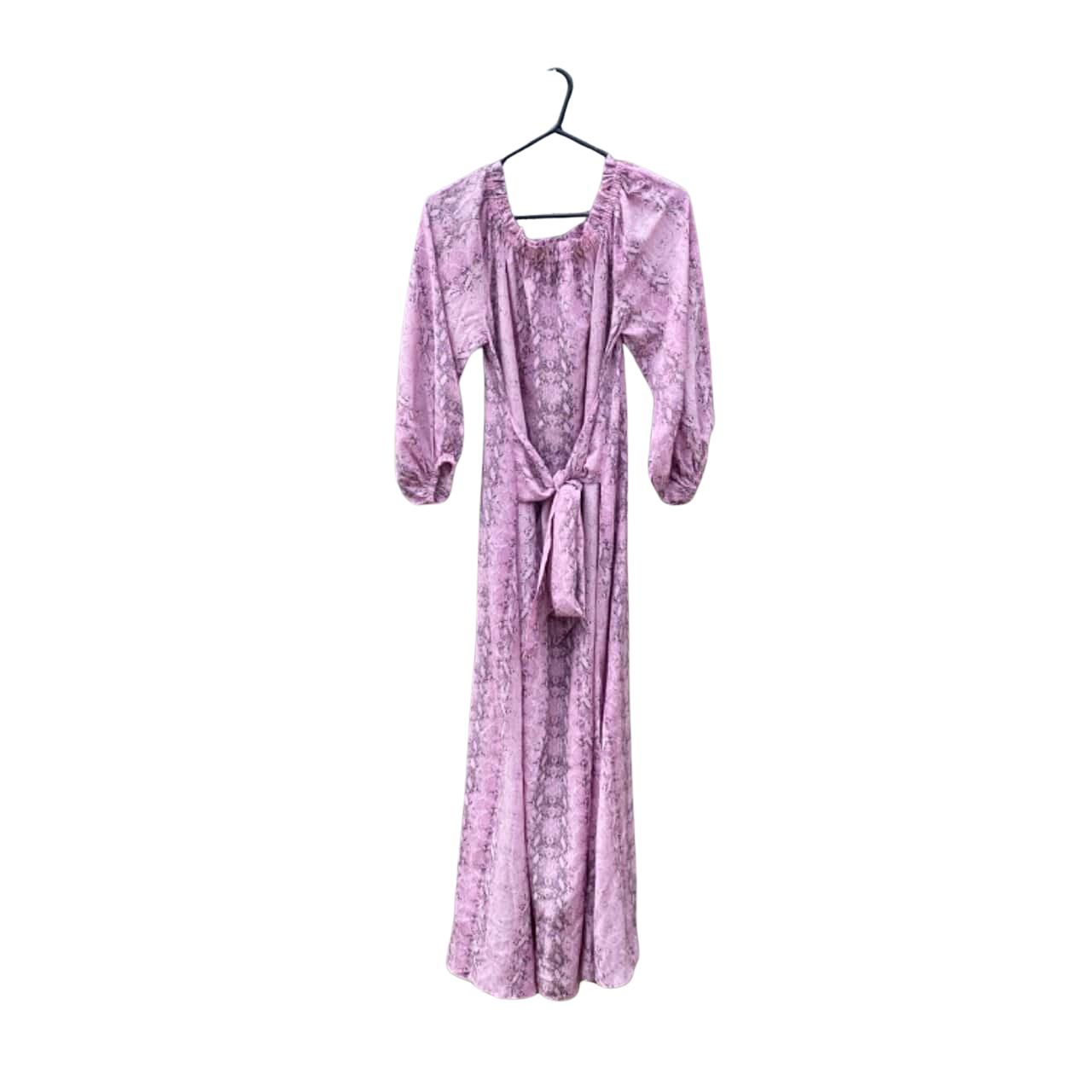 Womens Scanlan Theodore Size 8 Silk Dress Black / Pattern / Pink