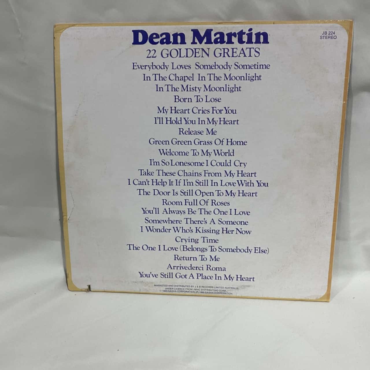 Dean martin - 22 Golden Greats Album